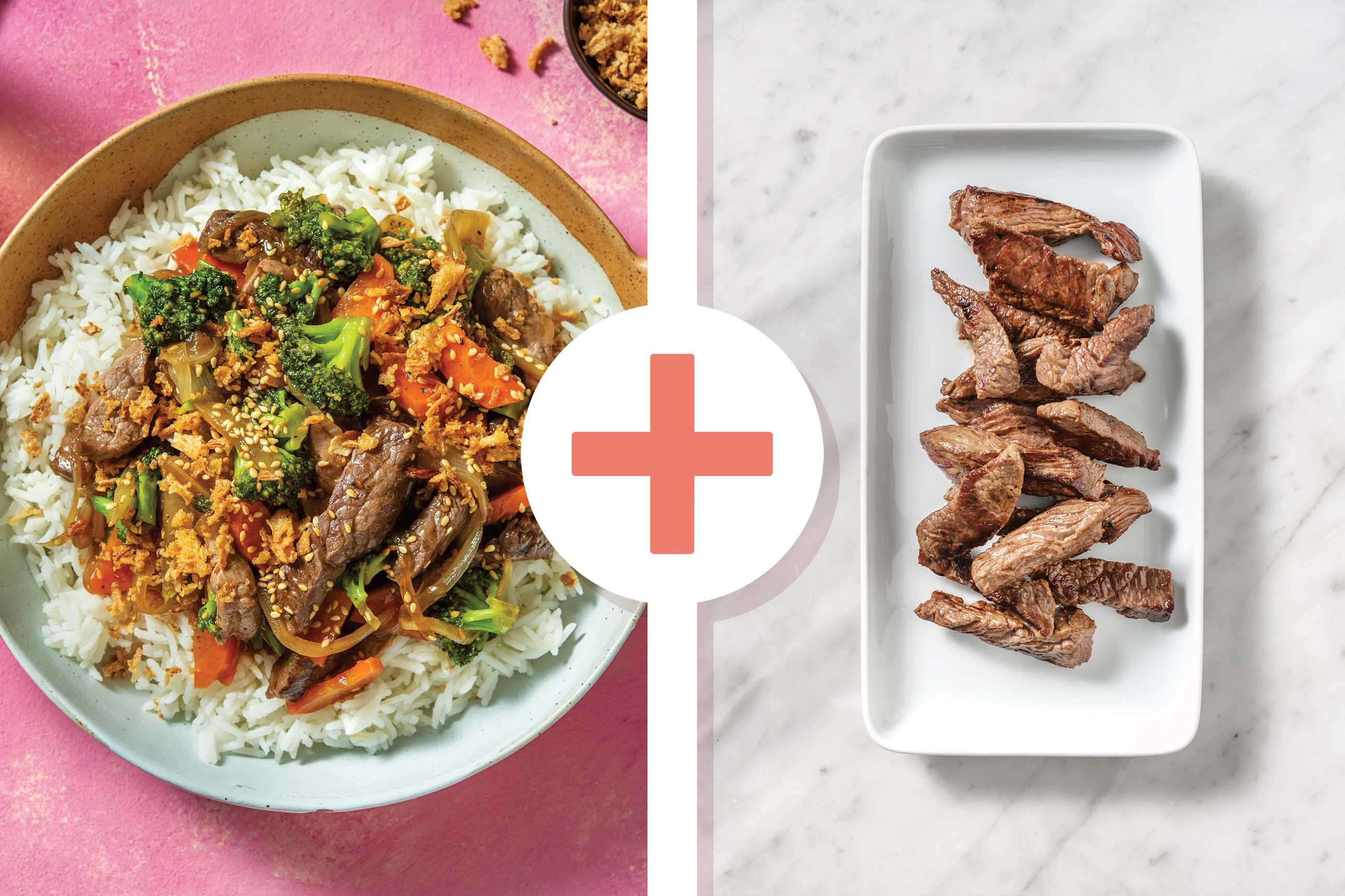 Sesame Double Beef & Veggie Stir-Fry Recipe | HelloFresh