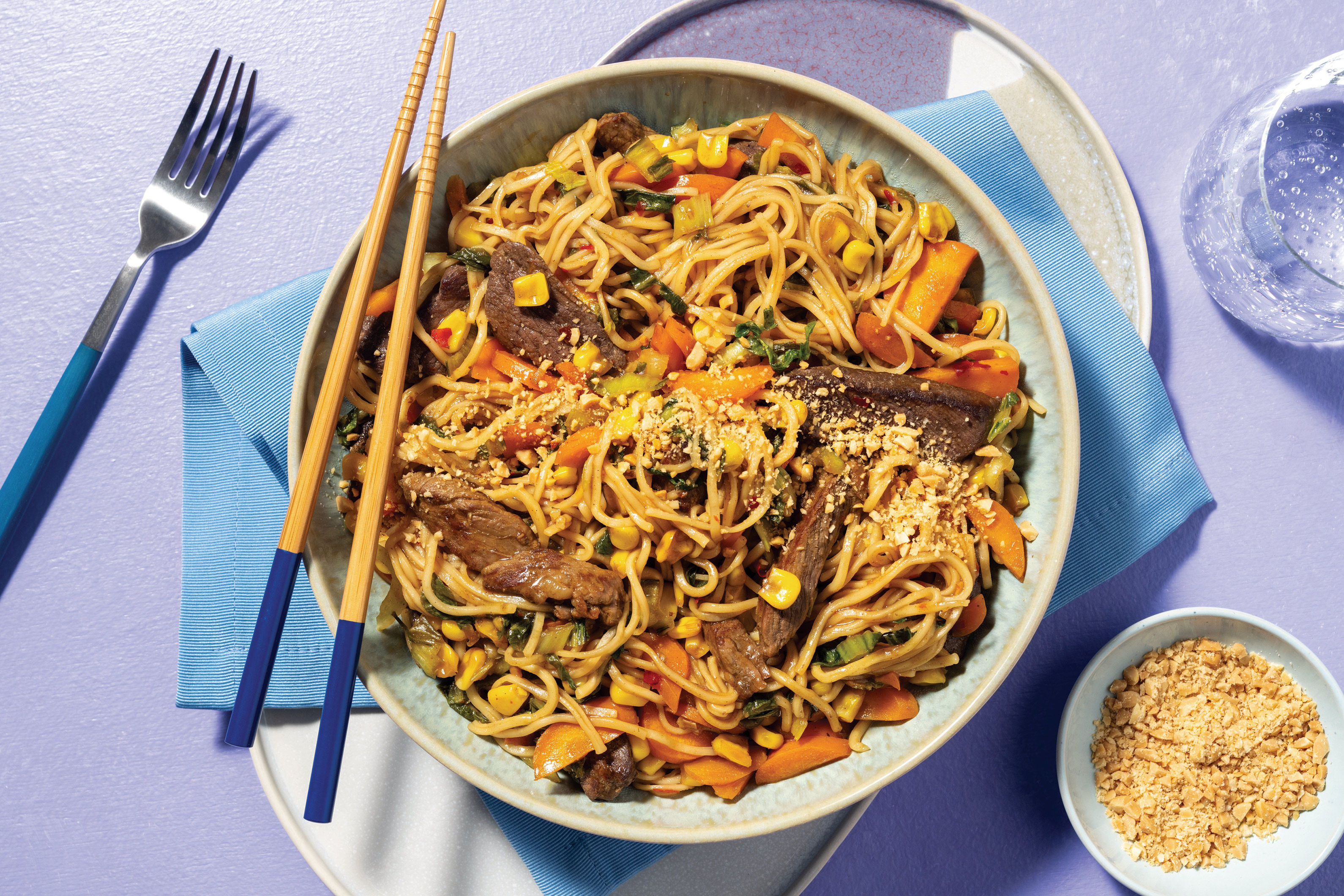 Sweet Chilli Beef & Noodle Stir-Fry Recipe | HelloFresh