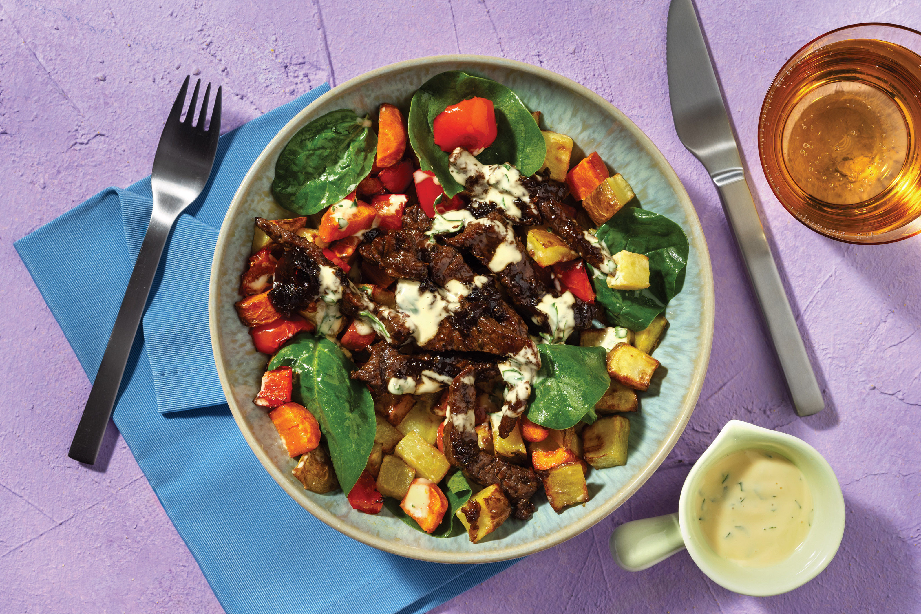 Sticky Chutney Beef Strips Recipe | HelloFresh