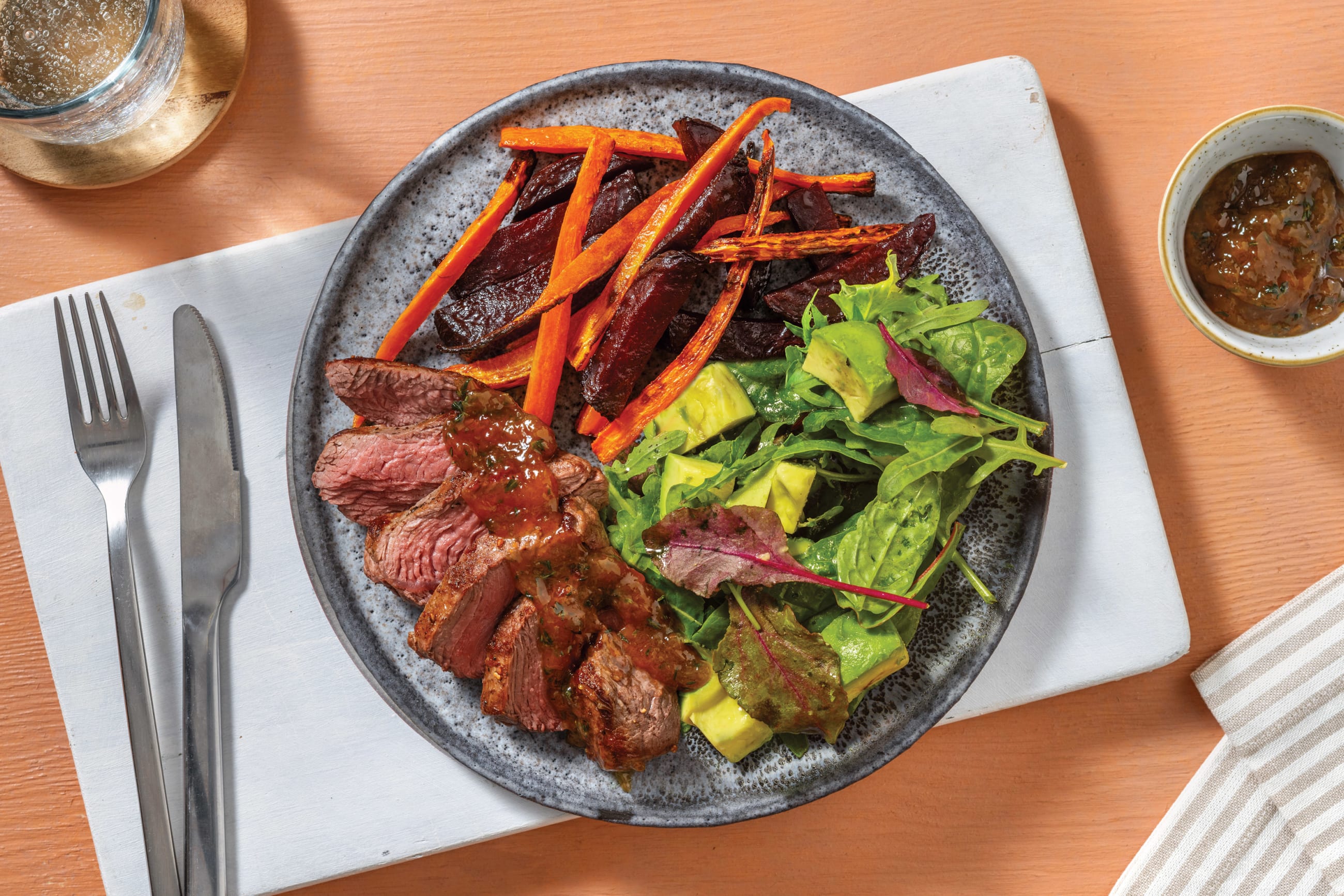 Sticky Apricot-Glazed Lamb Rump Recipe | HelloFresh