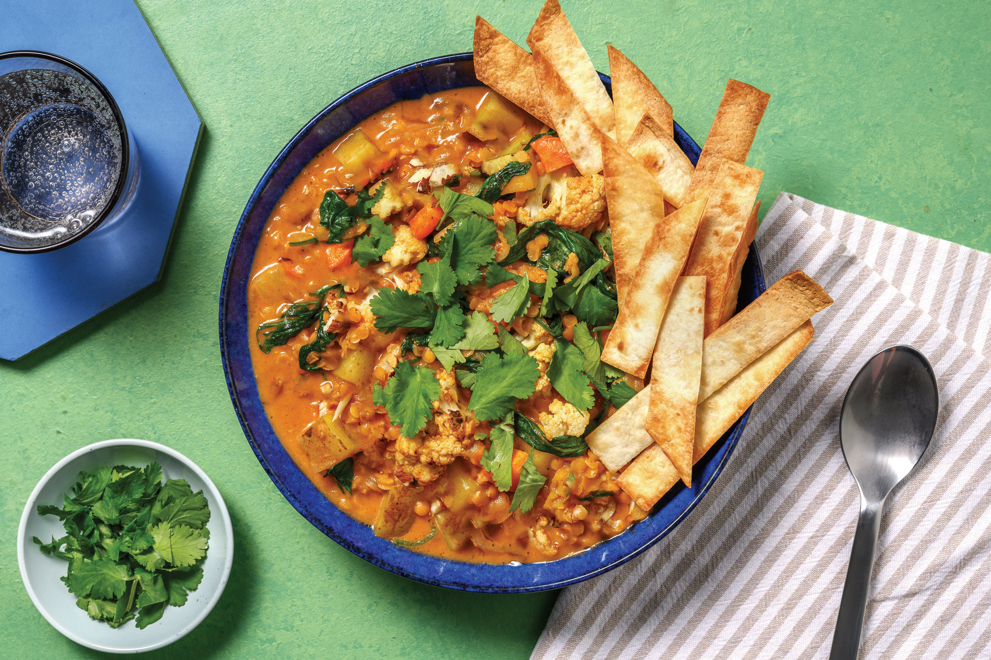Indian Potato & Cauliflower Dhal Recipe | HelloFresh