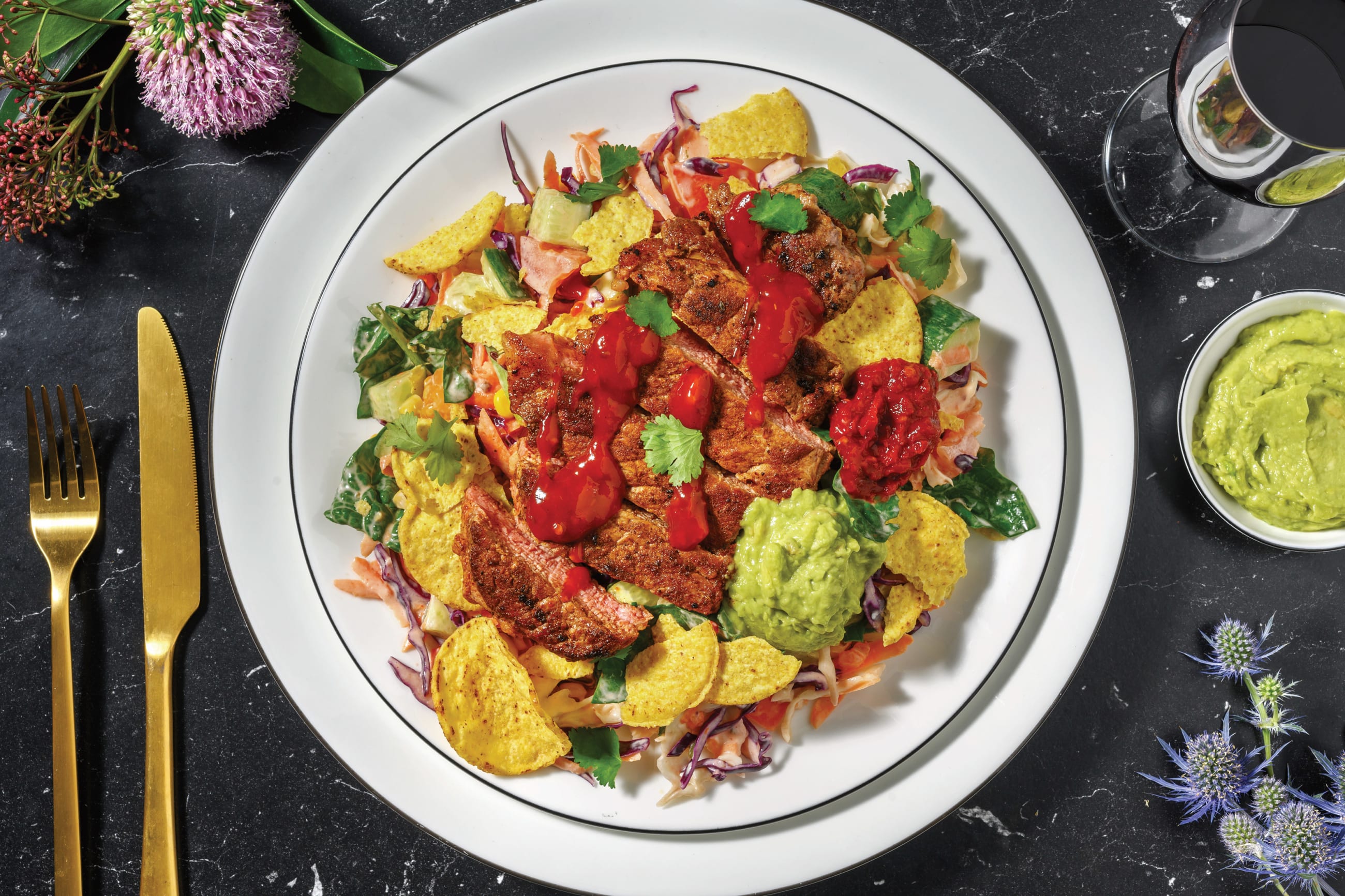 Tex-Mex Chicken & Chipotle Slaw Recipe | HelloFresh