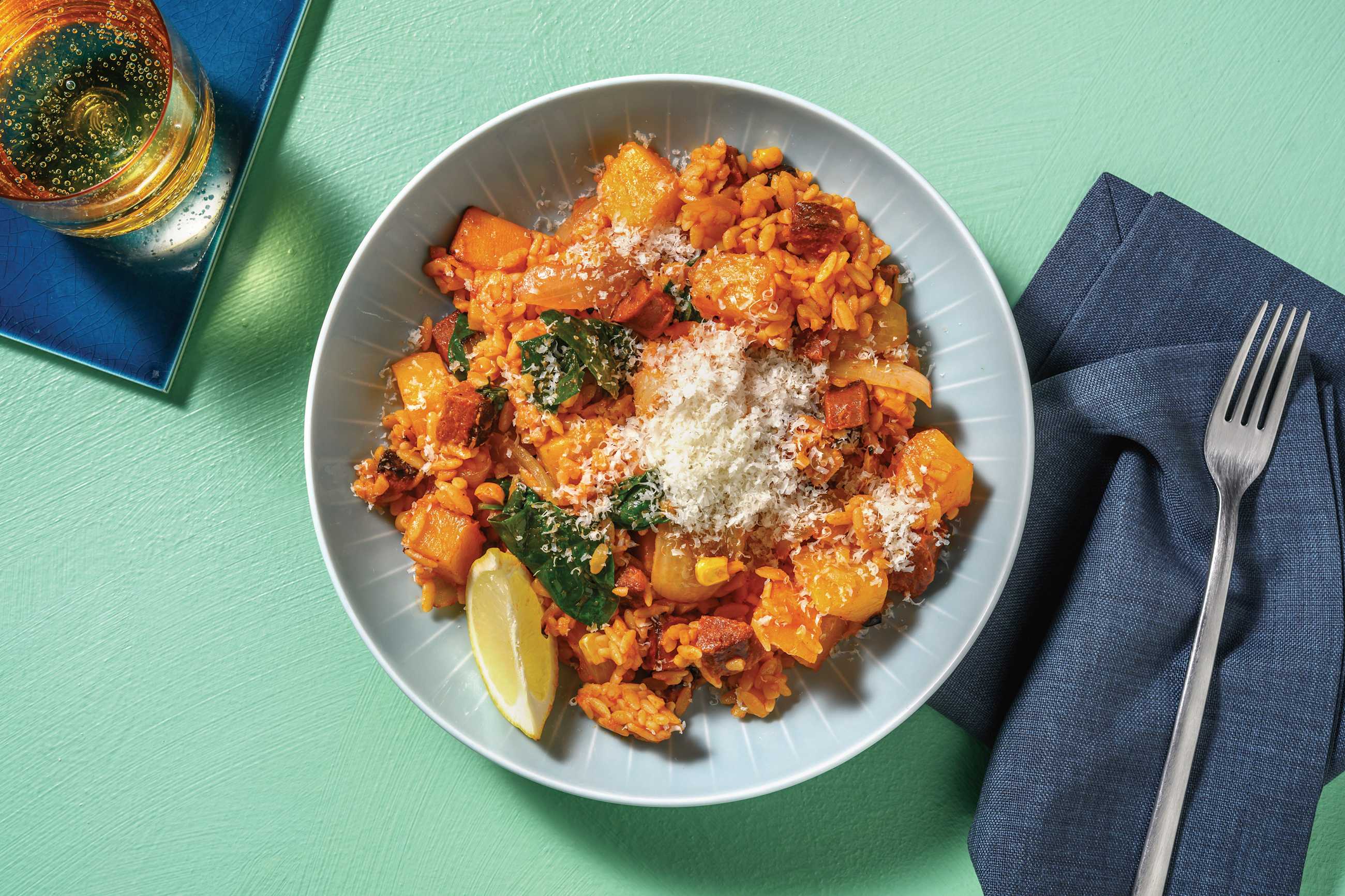 One-Pot Bacon & Creamy Mushroom Fusilli Recipe | HelloFresh