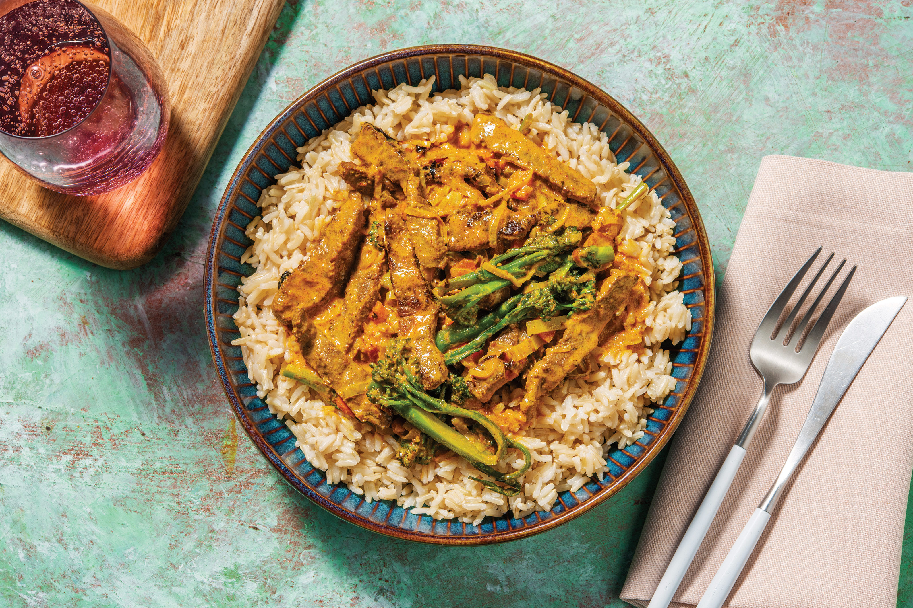 Mild Coconut Double Beef & Veggie Curry Recipe | HelloFresh