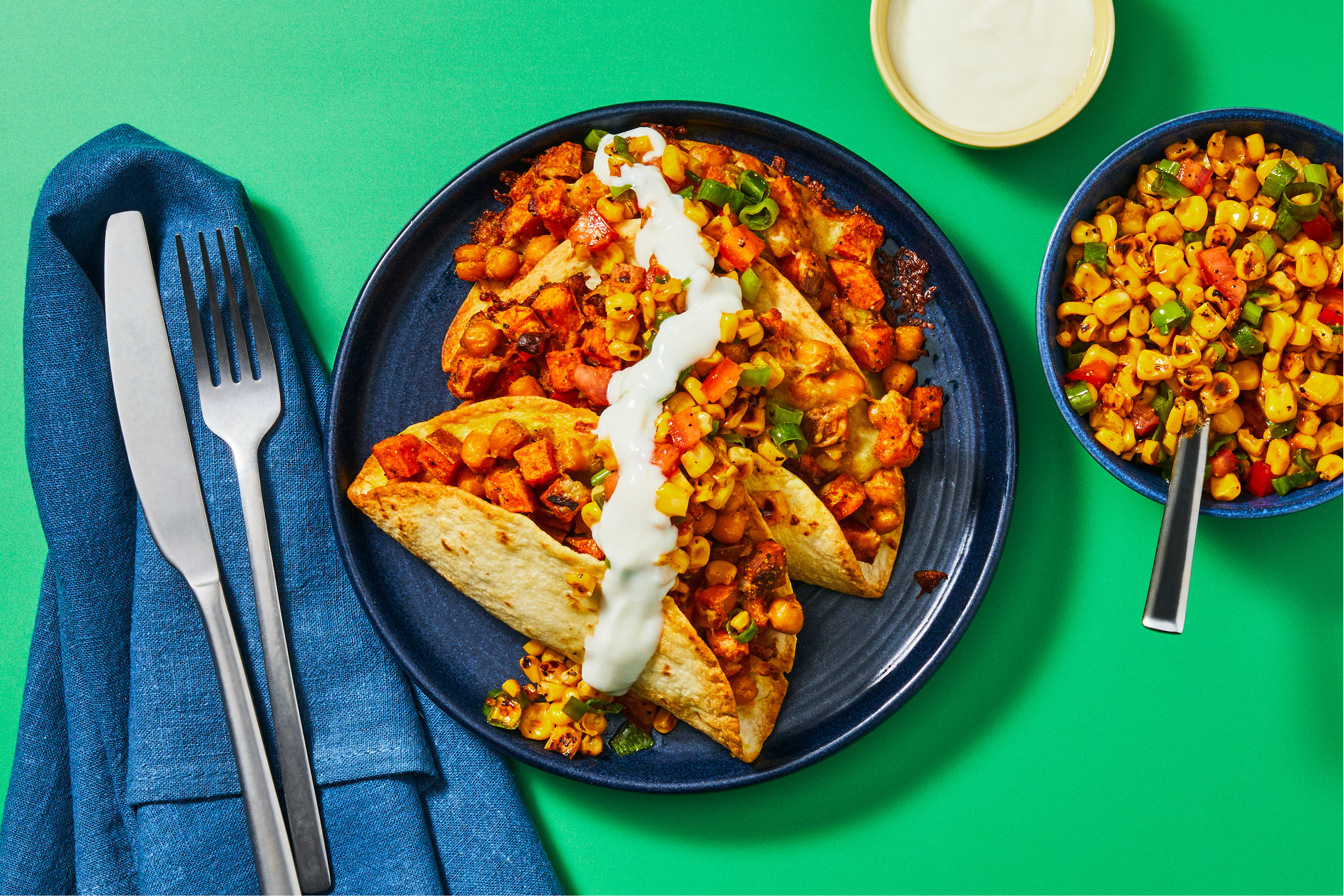 Curried Sweet Potato Dosa-Dillas Recipe | HelloFresh