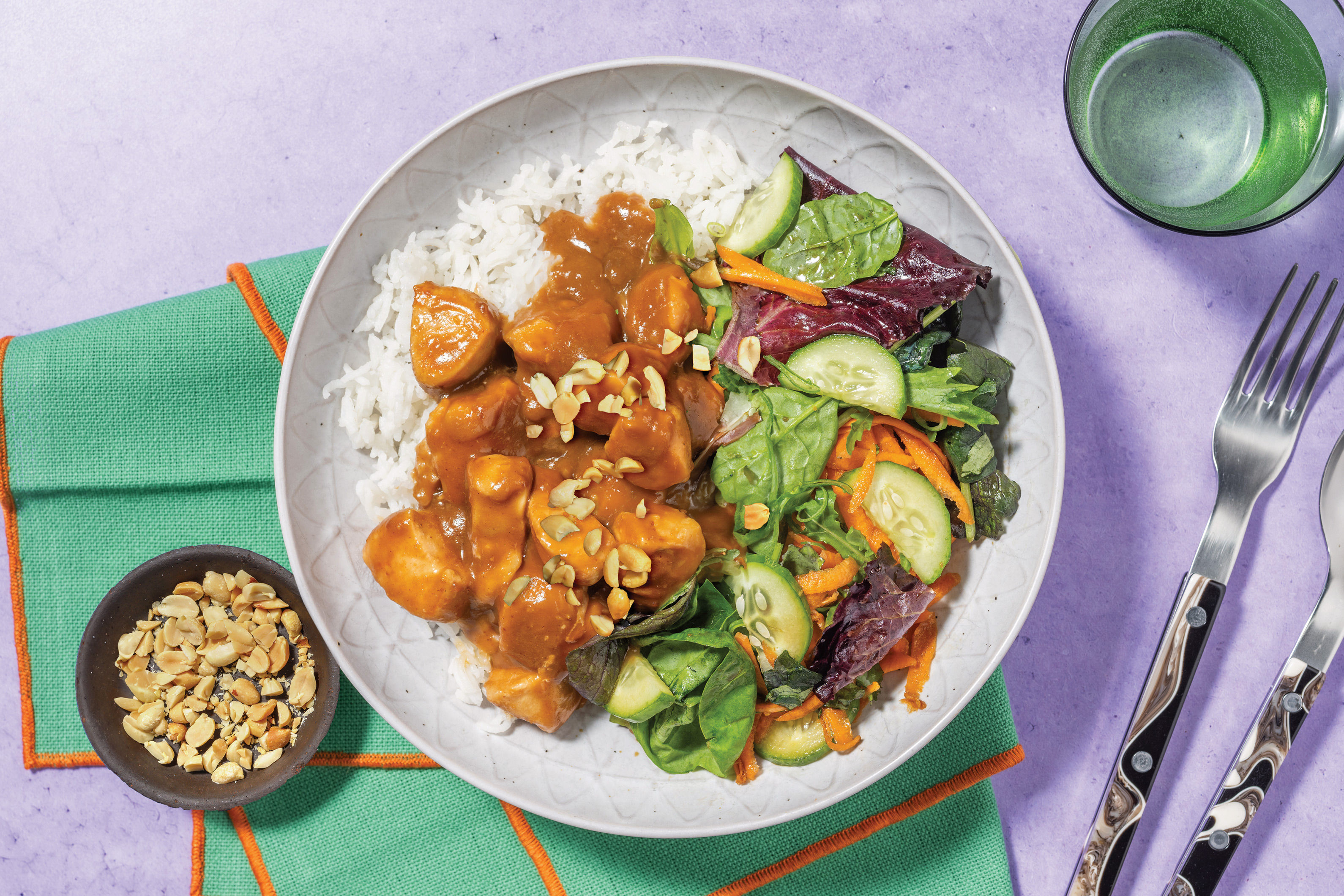 Quick Hoisin-Peanut Ginger Beef Rice Bowl Recipe | HelloFresh