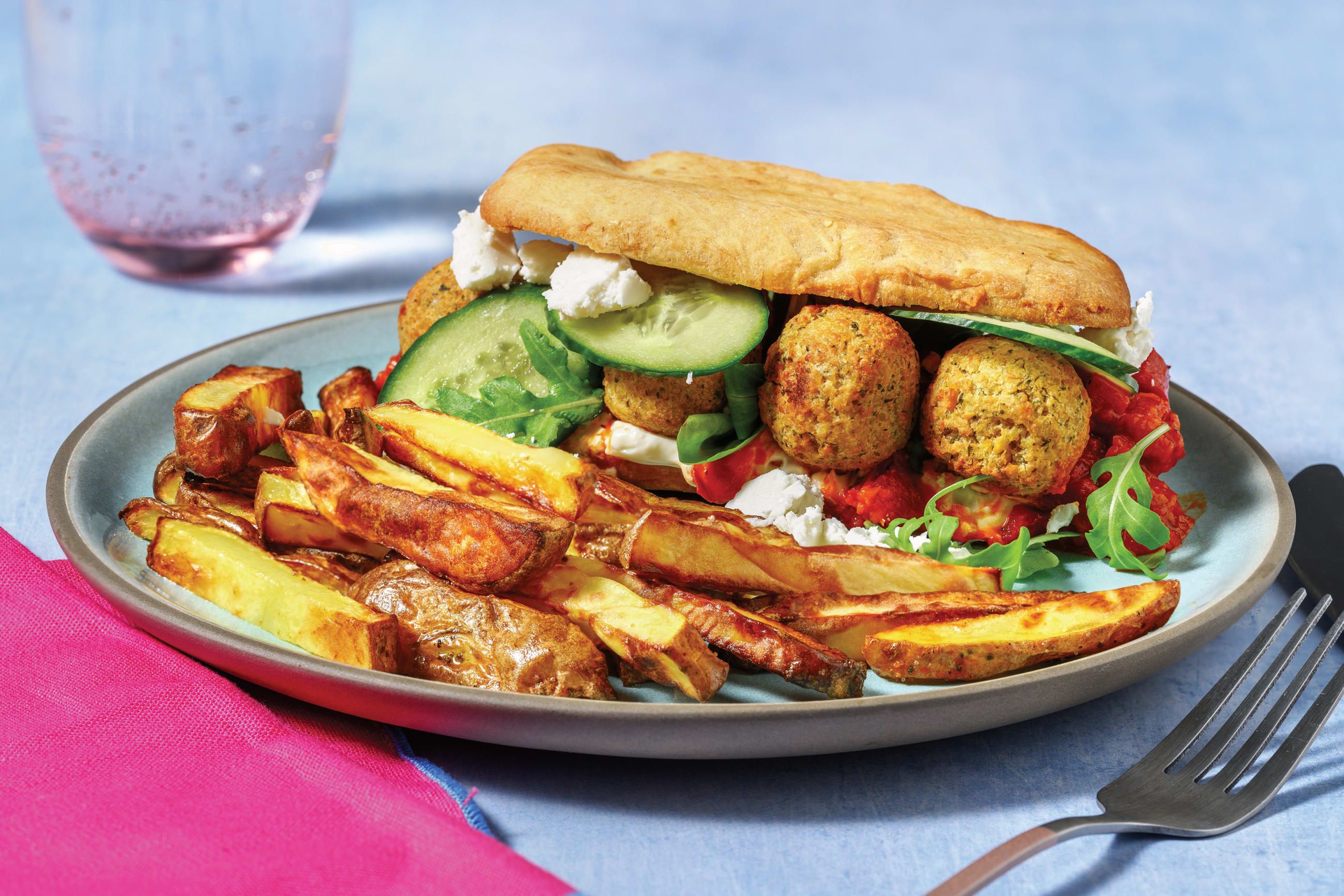 Mediterranean Falafel & Double Feta Sub Recipe | HelloFresh