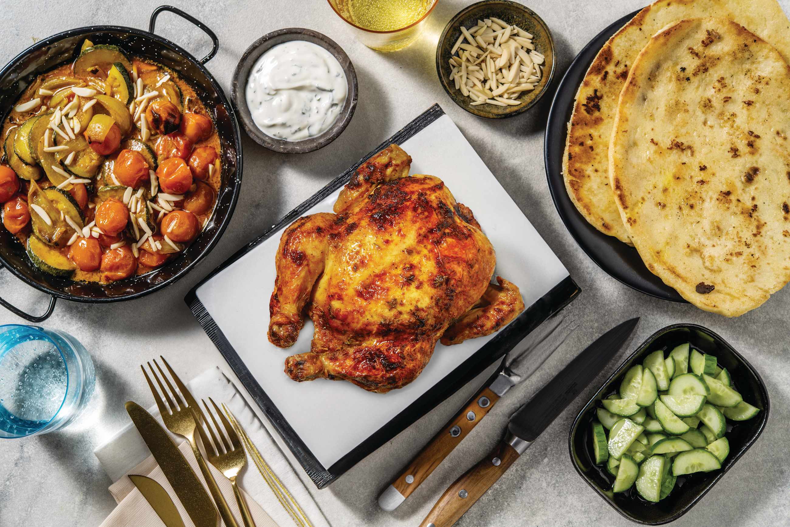 Whole Roast Mumbai Chicken & Veggie Curry Recipe | HelloFresh