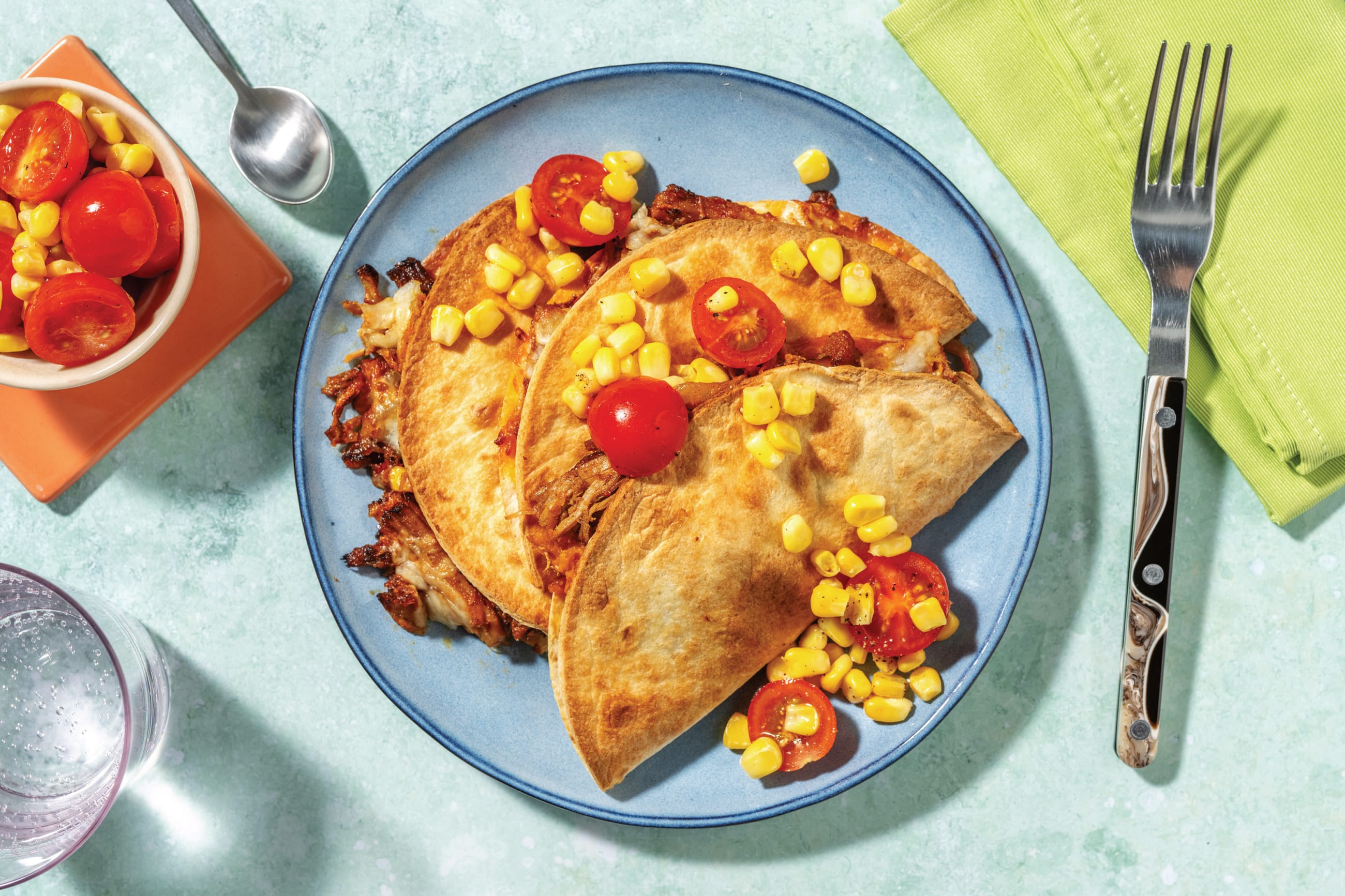 Extra Cheesy All-American Beef Brisket Quesadillas Recipe | HelloFresh