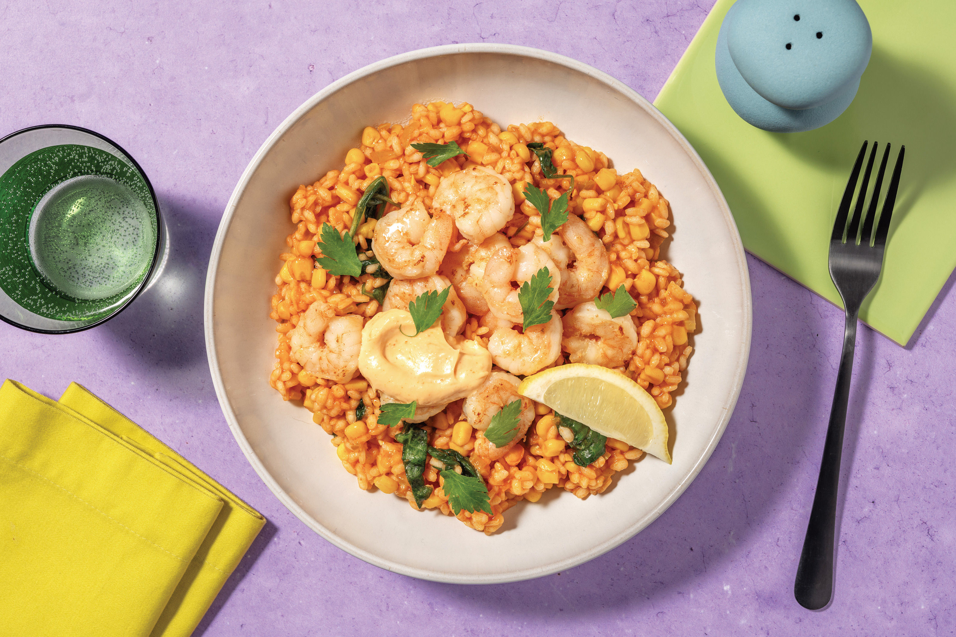 Portuguese-Style Prawns & Tomato Rice Recipe | HelloFresh