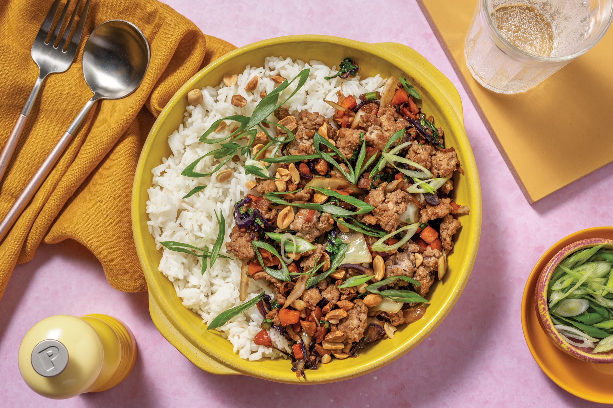 Teriyaki Beef & Peanut Larb Recipe | HelloFresh
