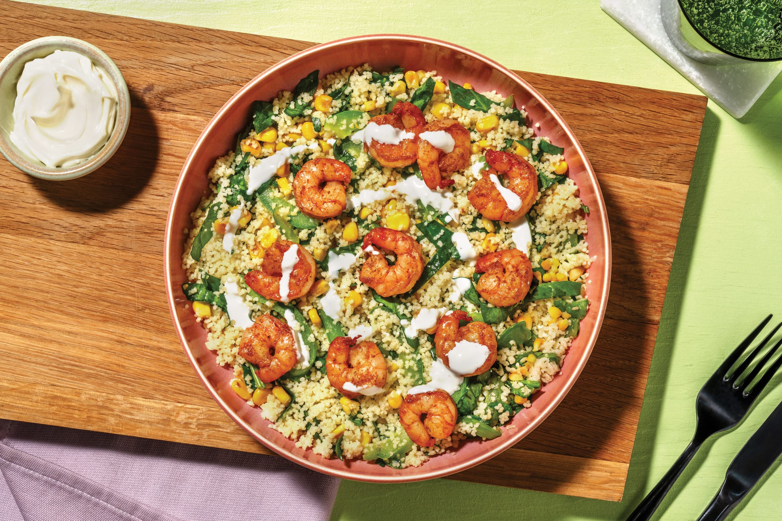 Caribbean Jerk Chicken & Veggie Couscous Recipe | HelloFresh