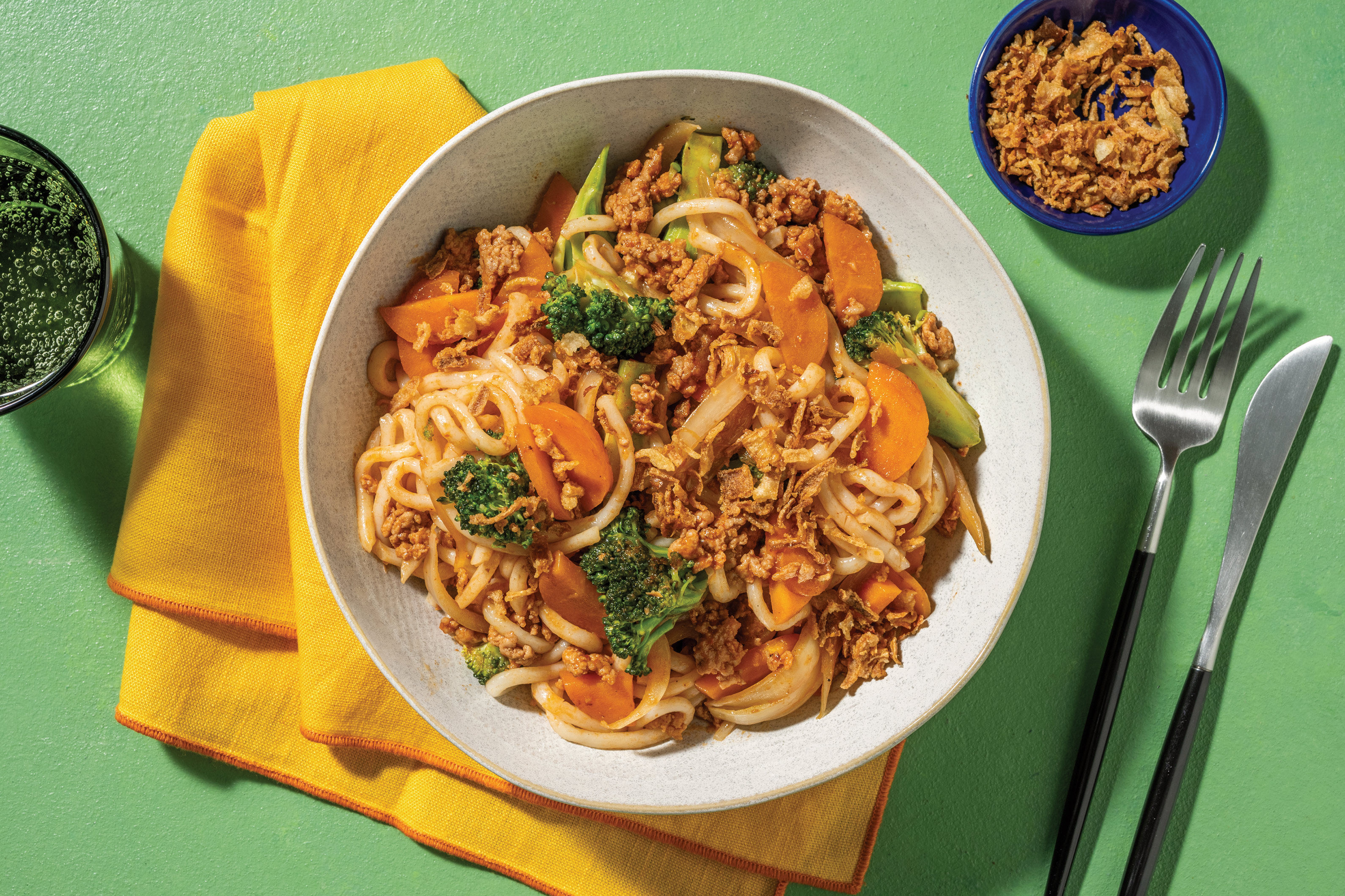 Quick Teriyaki Ginger Beef & Udon Noodle Recipe | HelloFresh