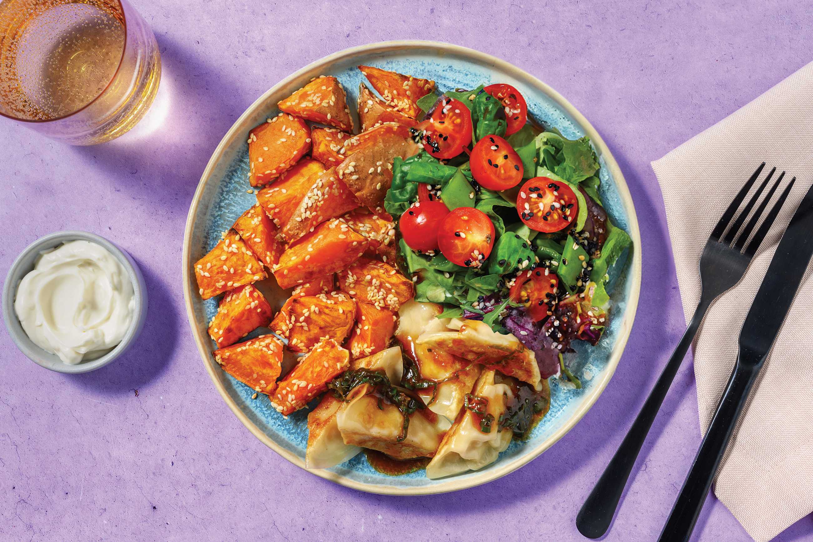 Prawn & Chive Wonton & Plant-Based Mayo Recipe | HelloFresh