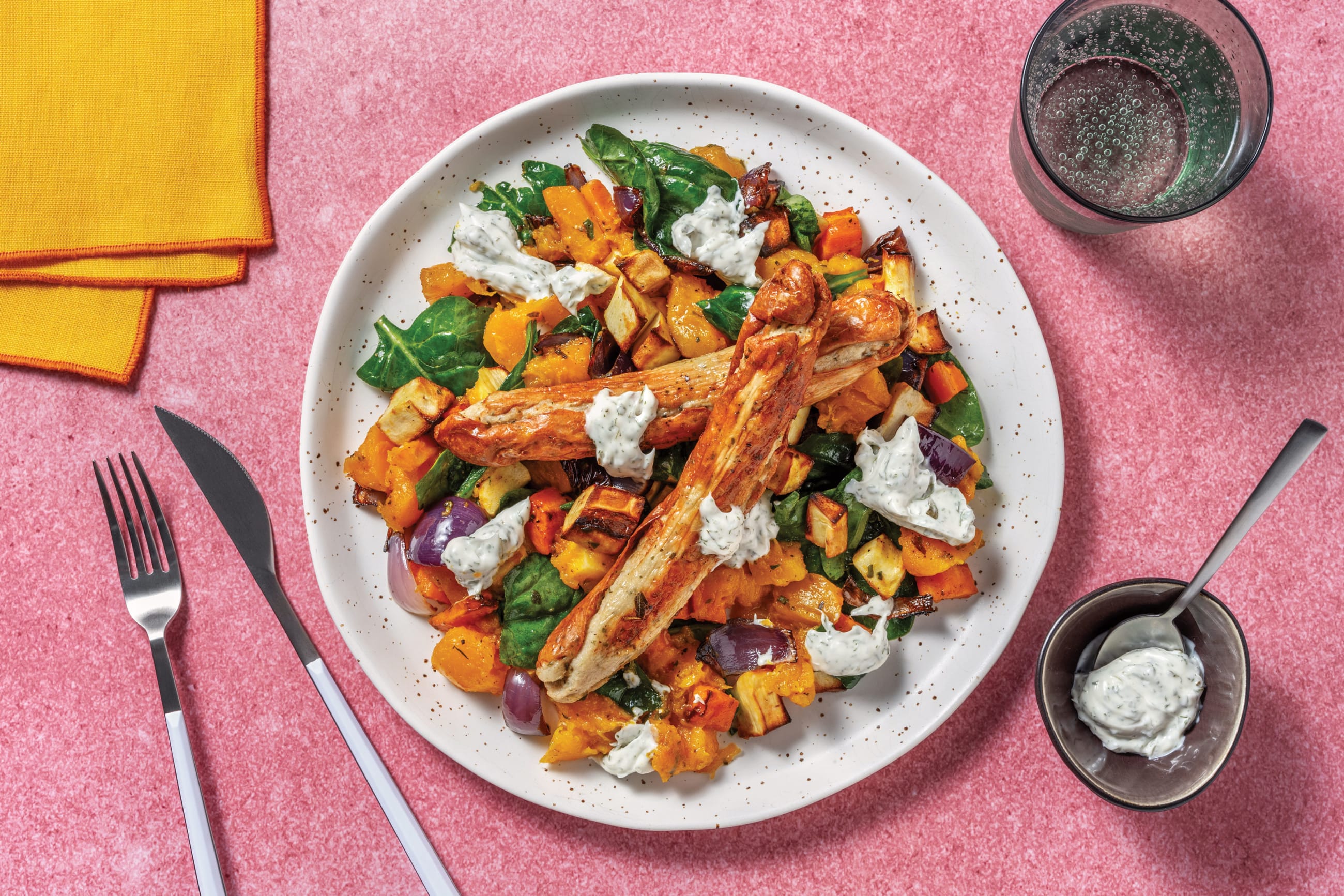 Easy Halloumi & Roast Veggie Toss Recipe | HelloFresh