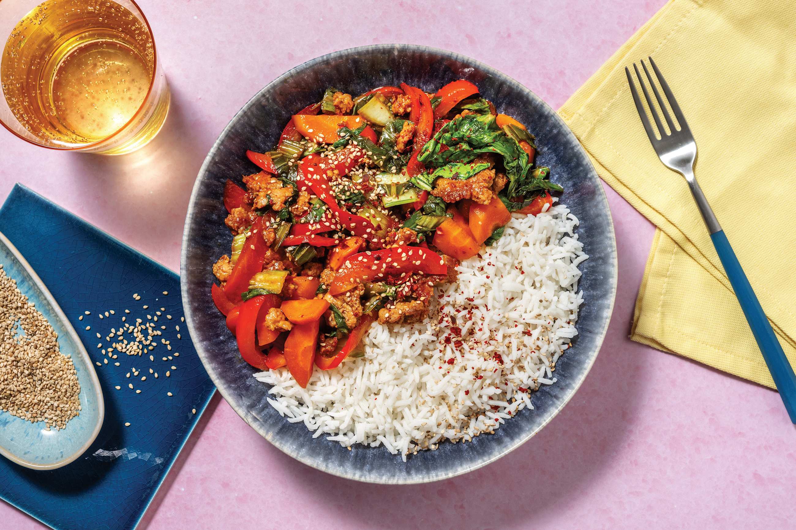 Char Siu Beef Mince & Capsicum Stir Fry Recipe | HelloFresh