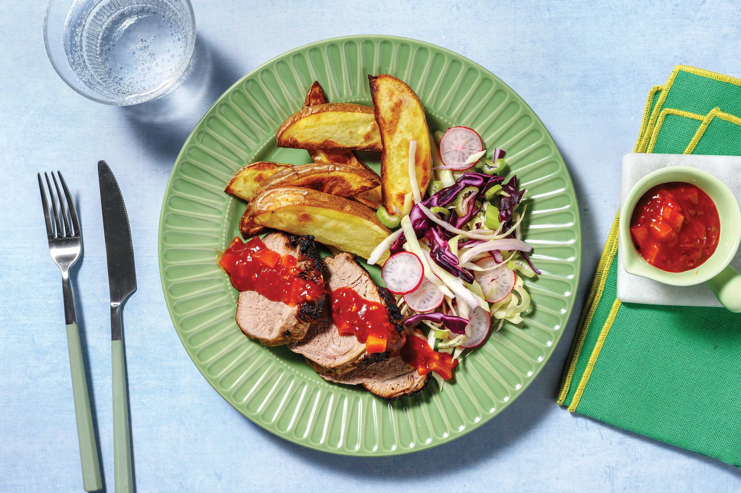 Easy Mexican Lamb Rump & Tomato Salsa Recipe | HelloFresh