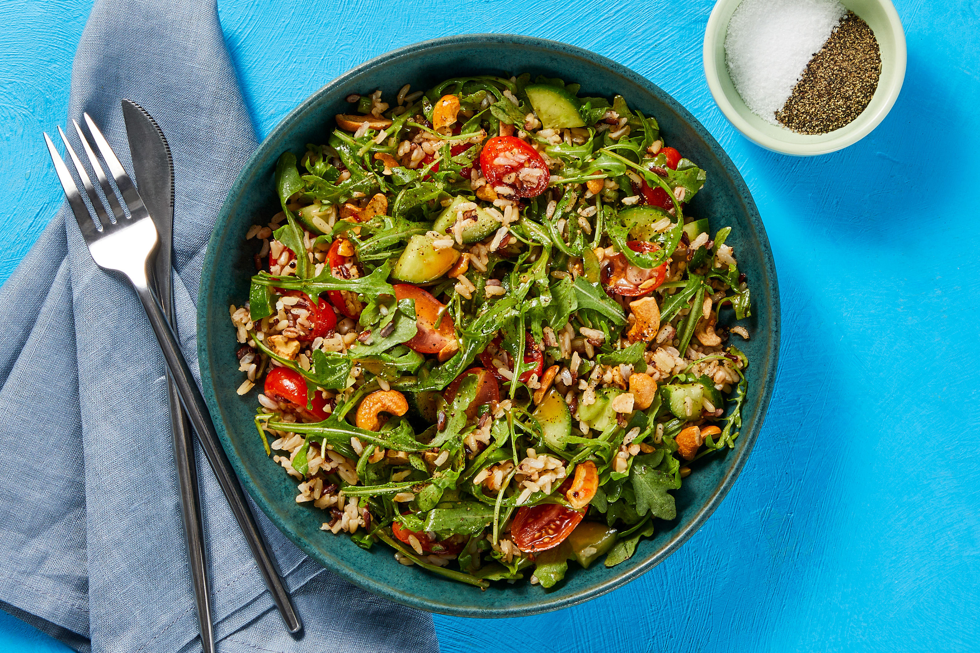 Vegan Warm Greens & Grains Bowls Recipe | HelloFresh