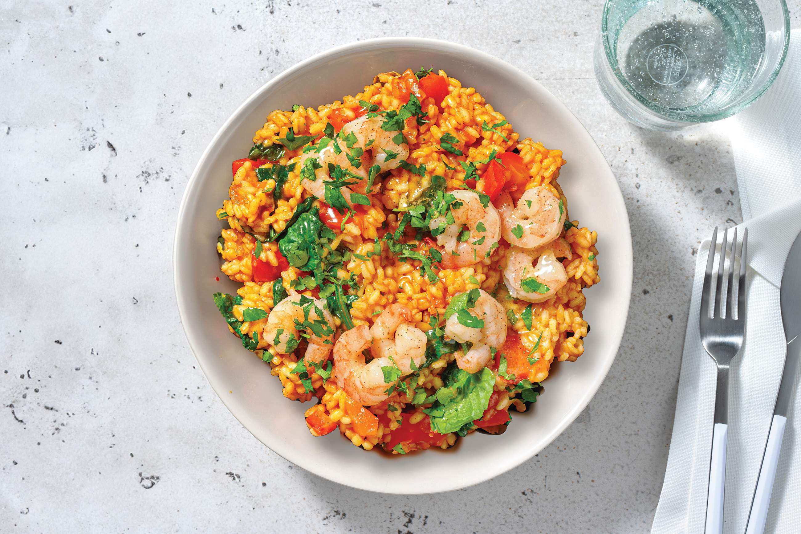 [S-Version] Mediterranean-Style Garlic Prawn Risoni Recipe | HelloFresh