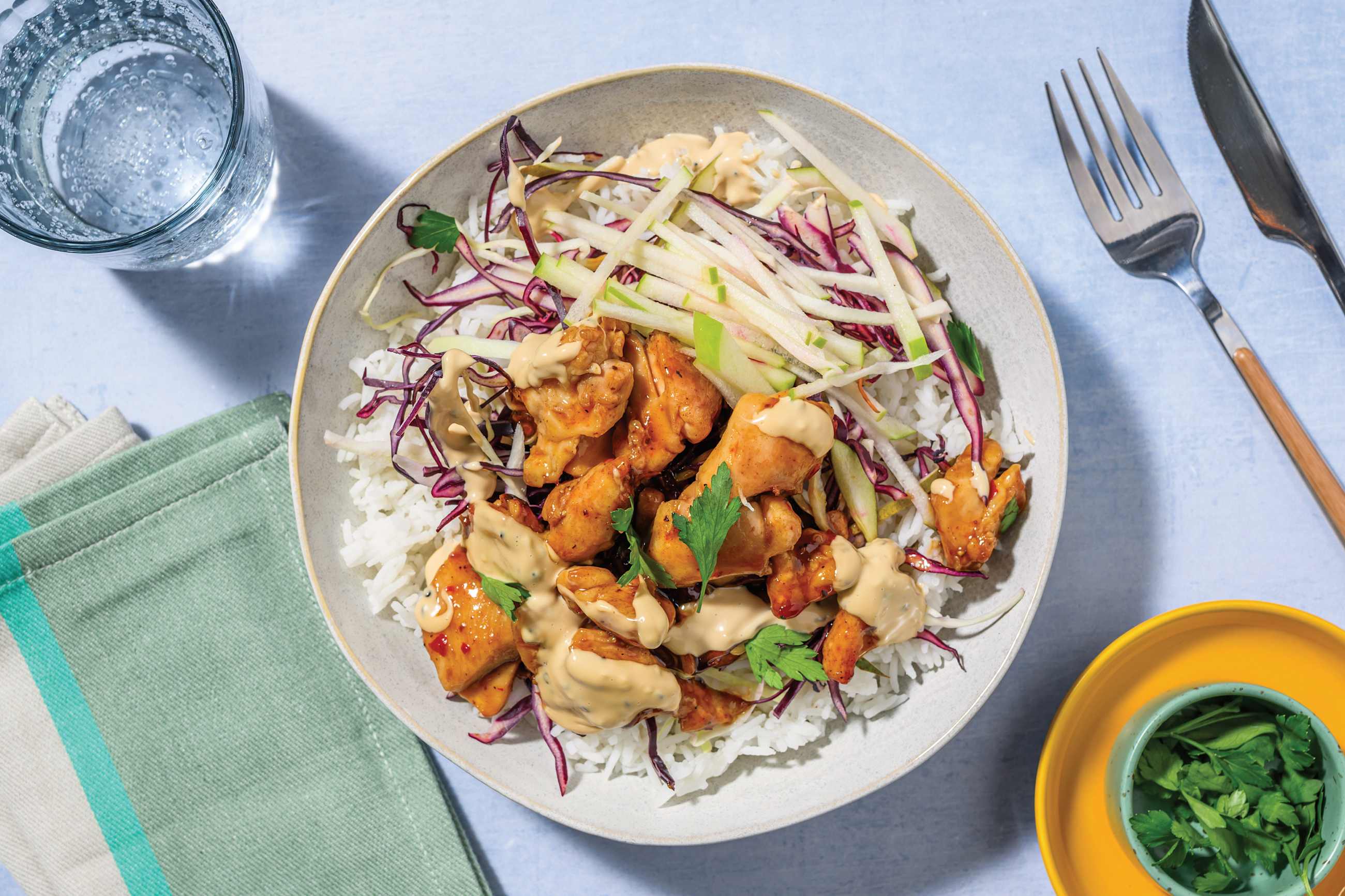 Sweet-Sticky Chicken & Garlic Couscous Recipe | HelloFresh