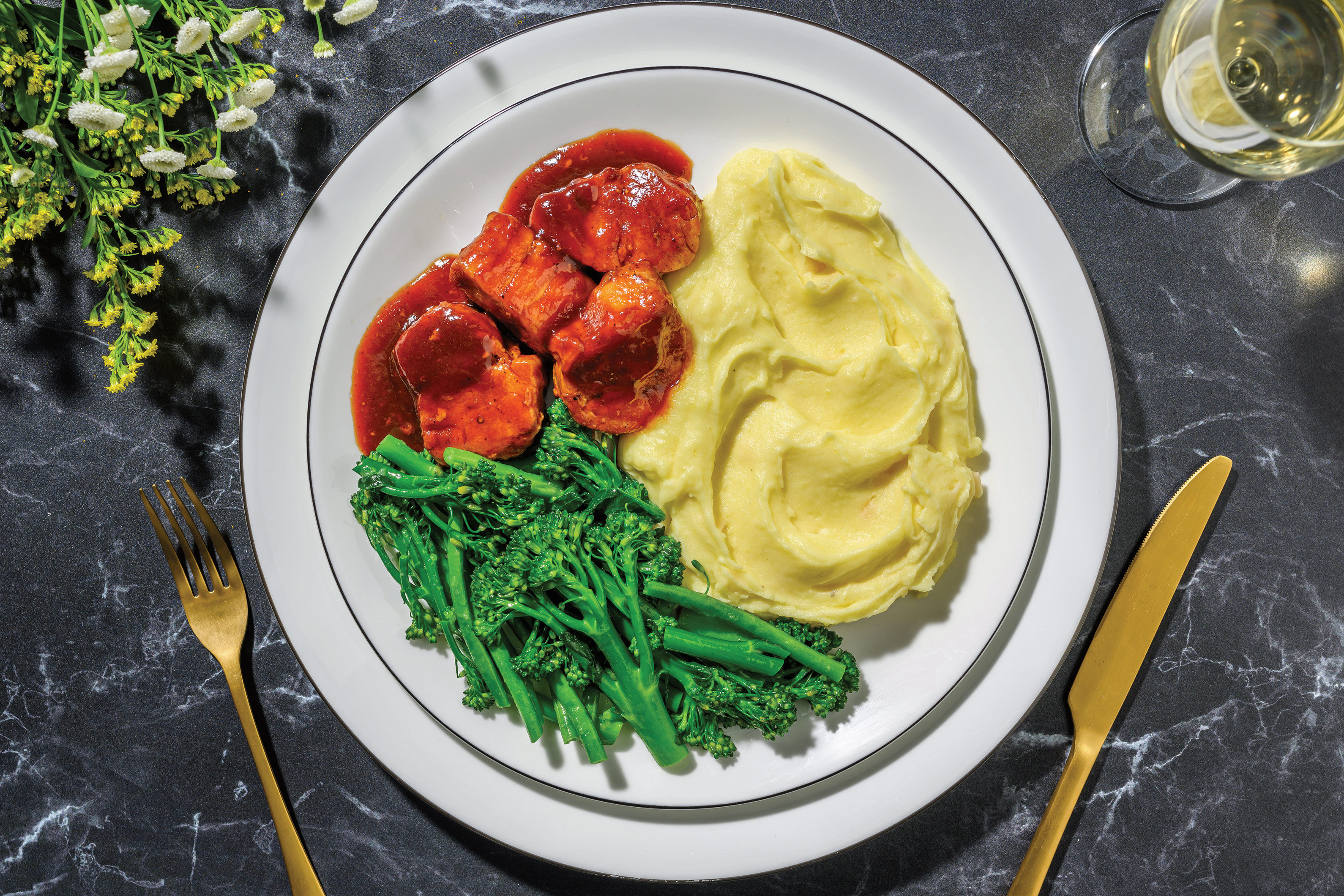 Glazed Pork Fillet Medallions Recipe | HelloFresh