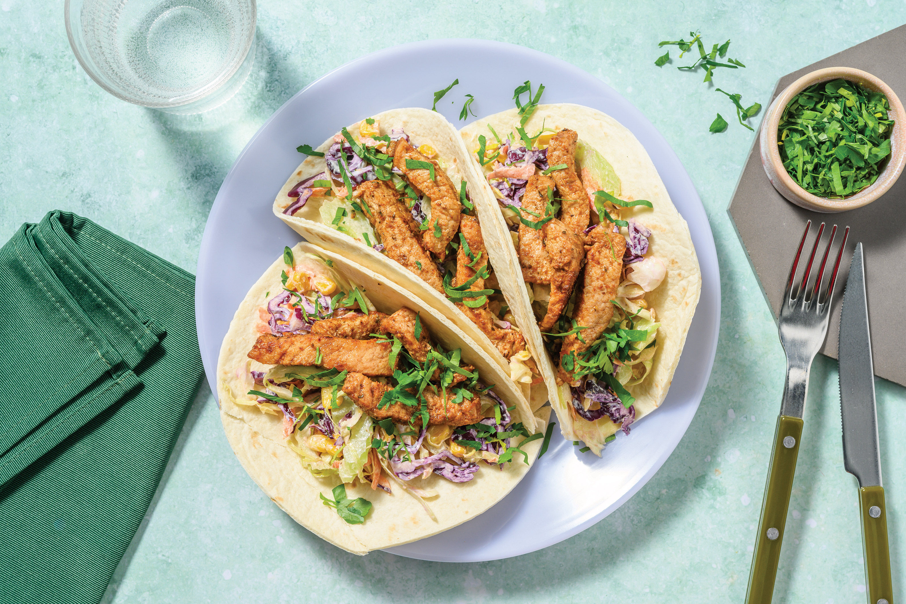 Jerk-Spiced Pork & Slaw Tacos Recipe | HelloFresh