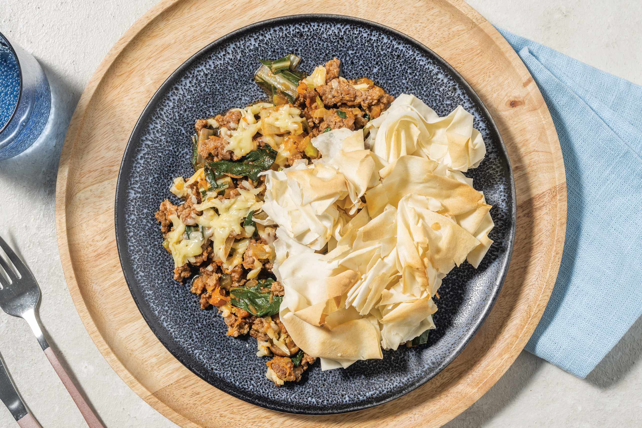 Homestyle Beef Filo Pastry Pie Recipe | HelloFresh