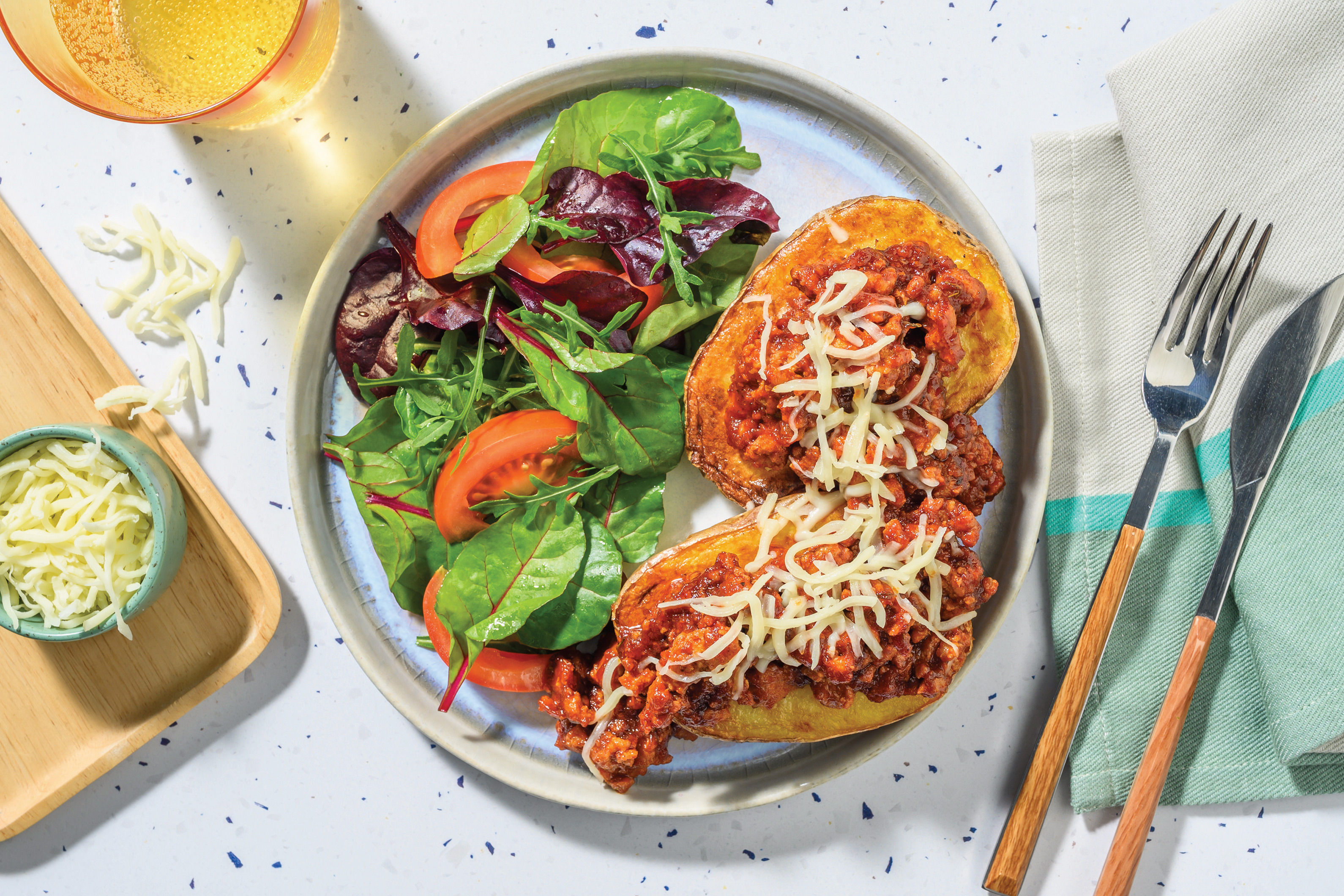 Easy Beef & Thyme Loaded Spuds Recipe | HelloFresh