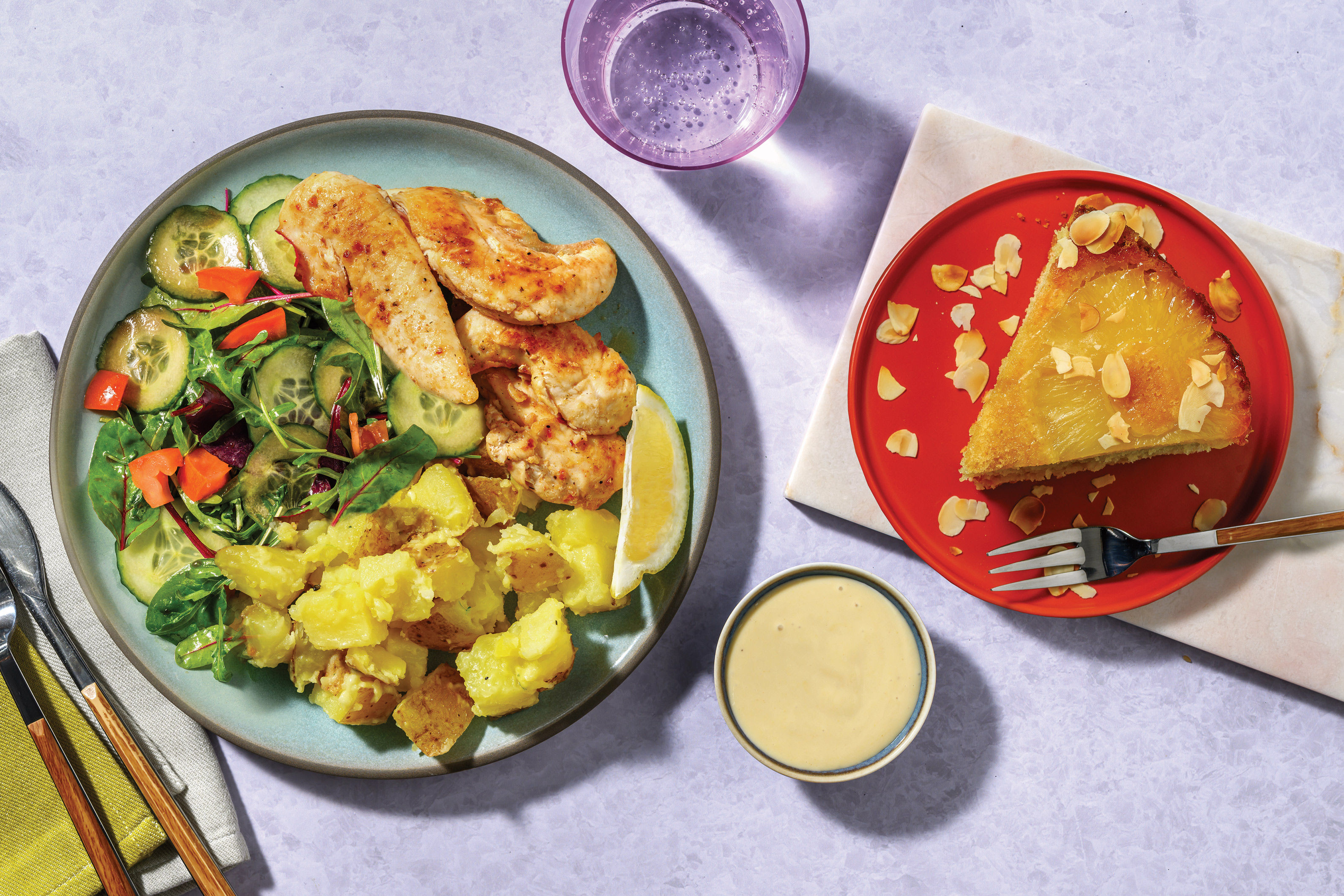 Chicken Tenders & Crushed Lemon Potatoes for Dinner Recipe | HelloFresh