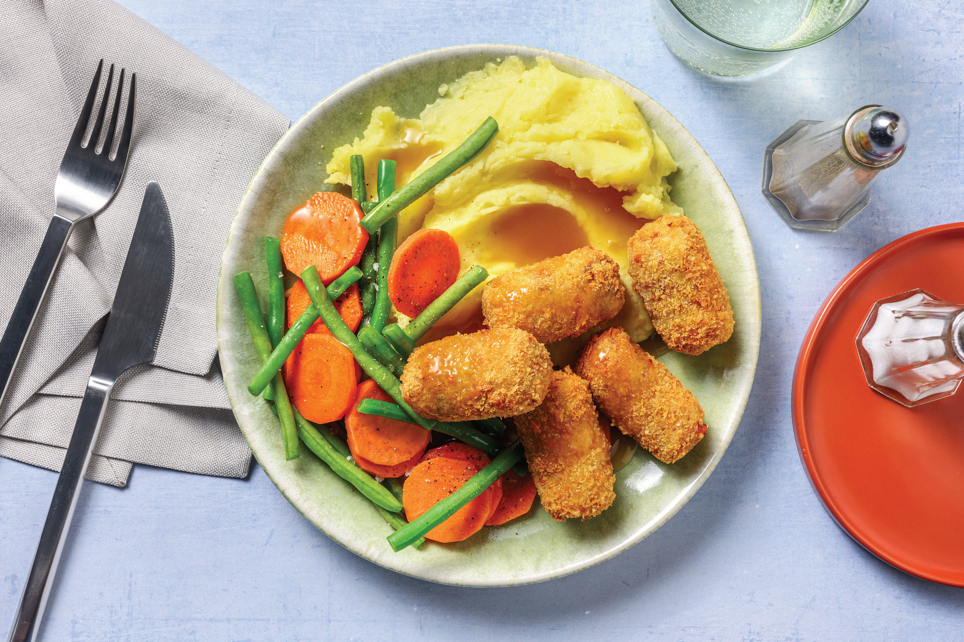 Homemade Pork Croquettes & Quick Gravy Recipe | HelloFresh