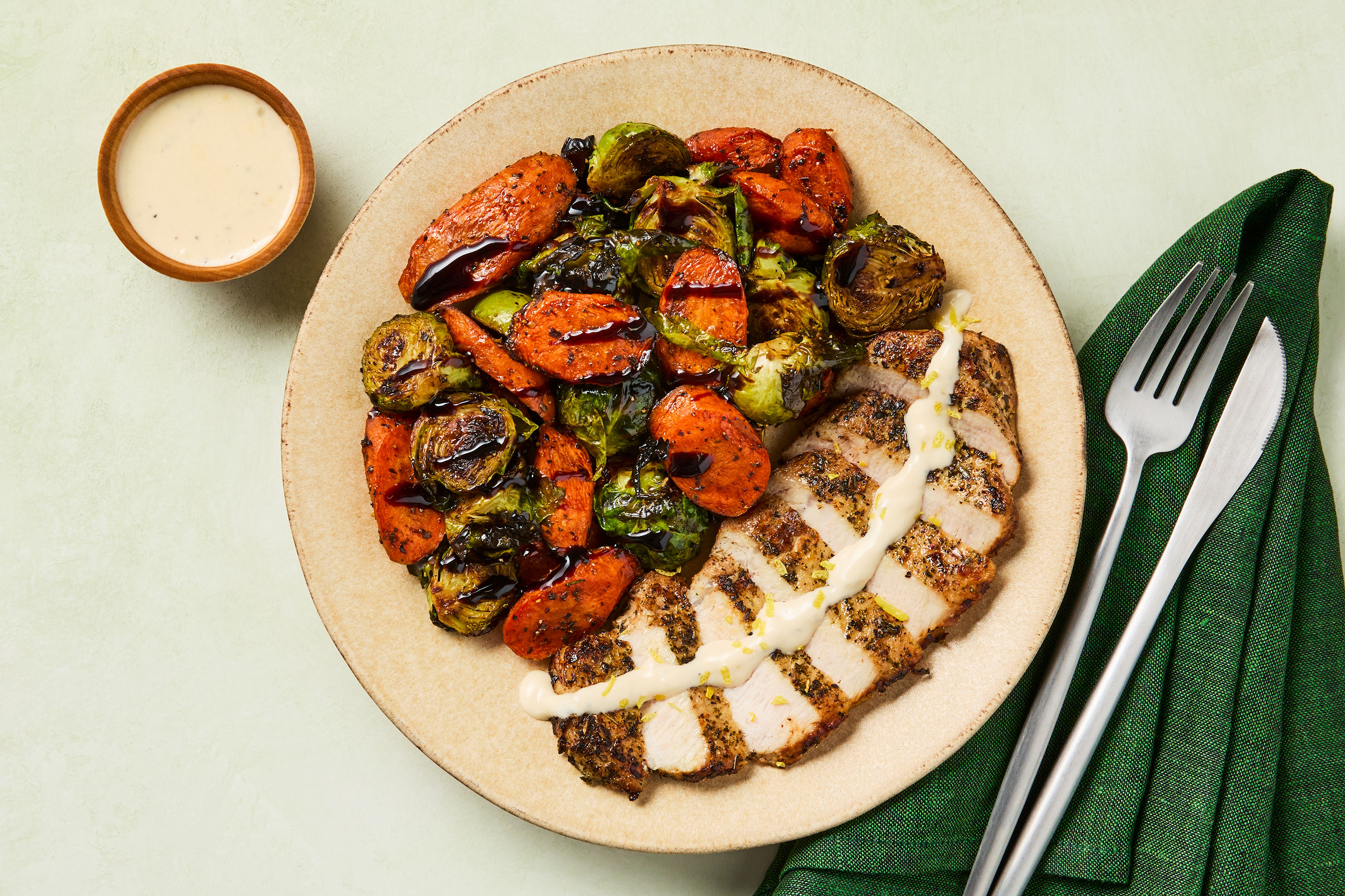 Creamy Lemon-Herb Pork Chops Recipe | HelloFresh