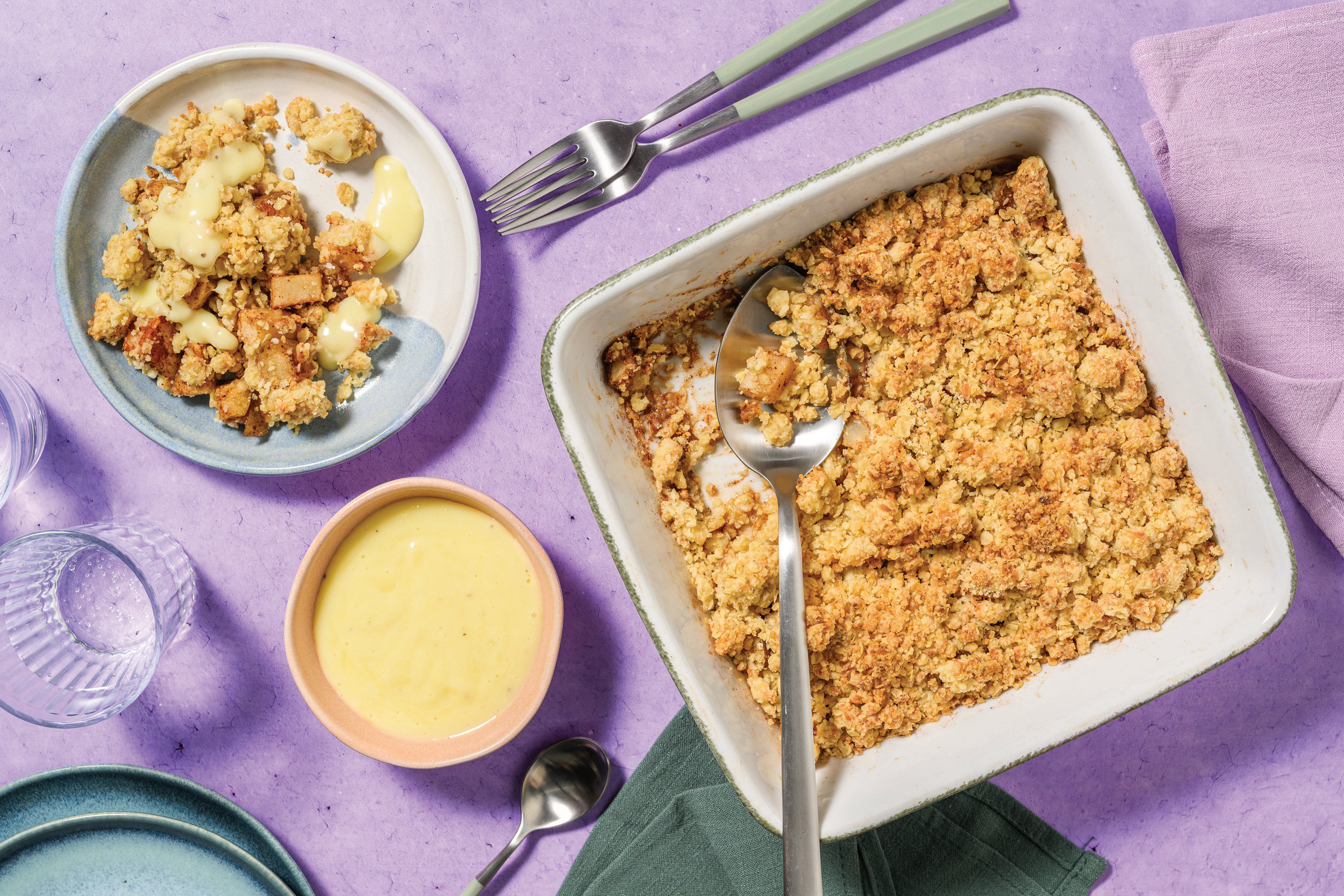 Spiced Pear Crumble Recipe | HelloFresh