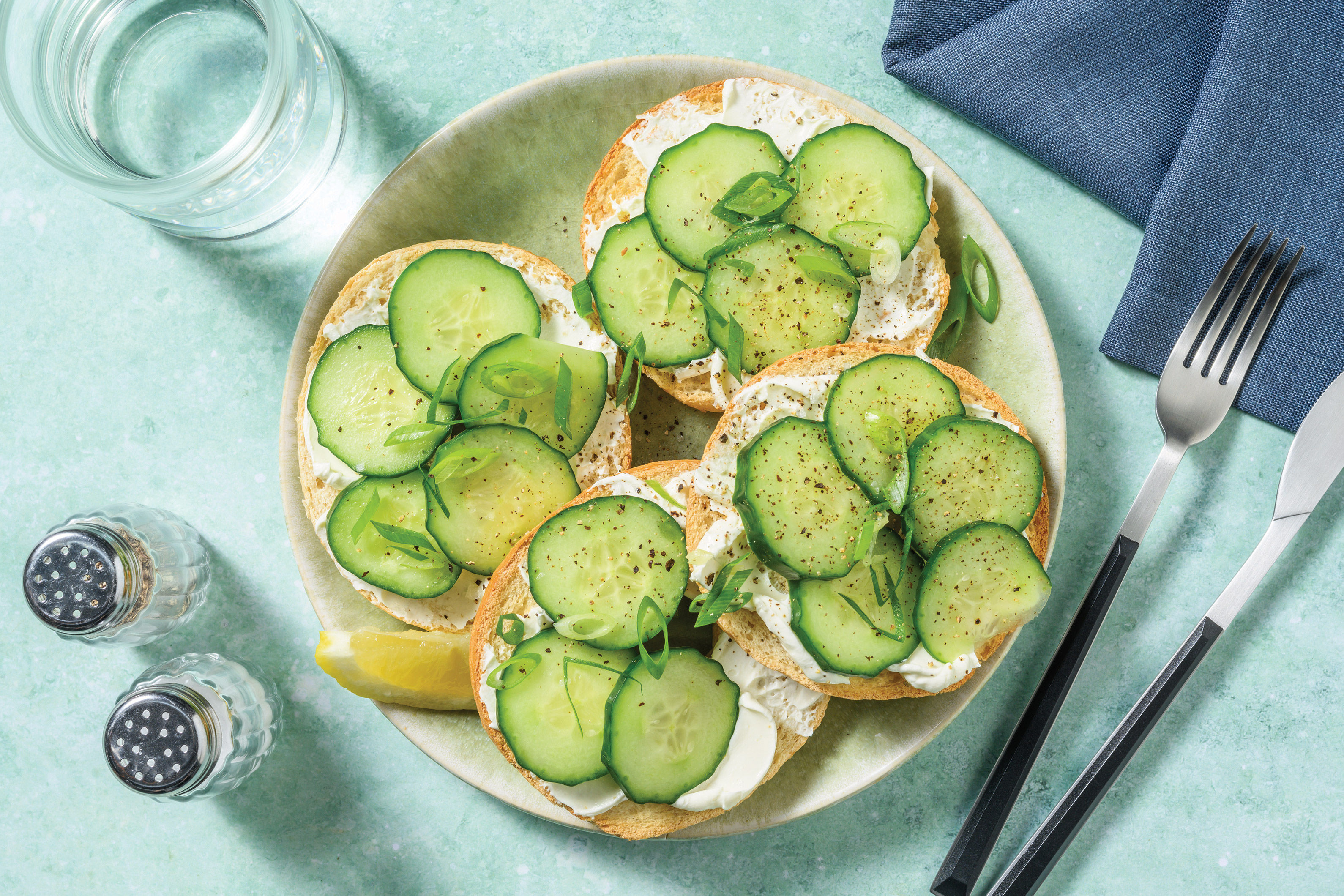 Seeded Bagel & Cream Cheese Recipe | HelloFresh