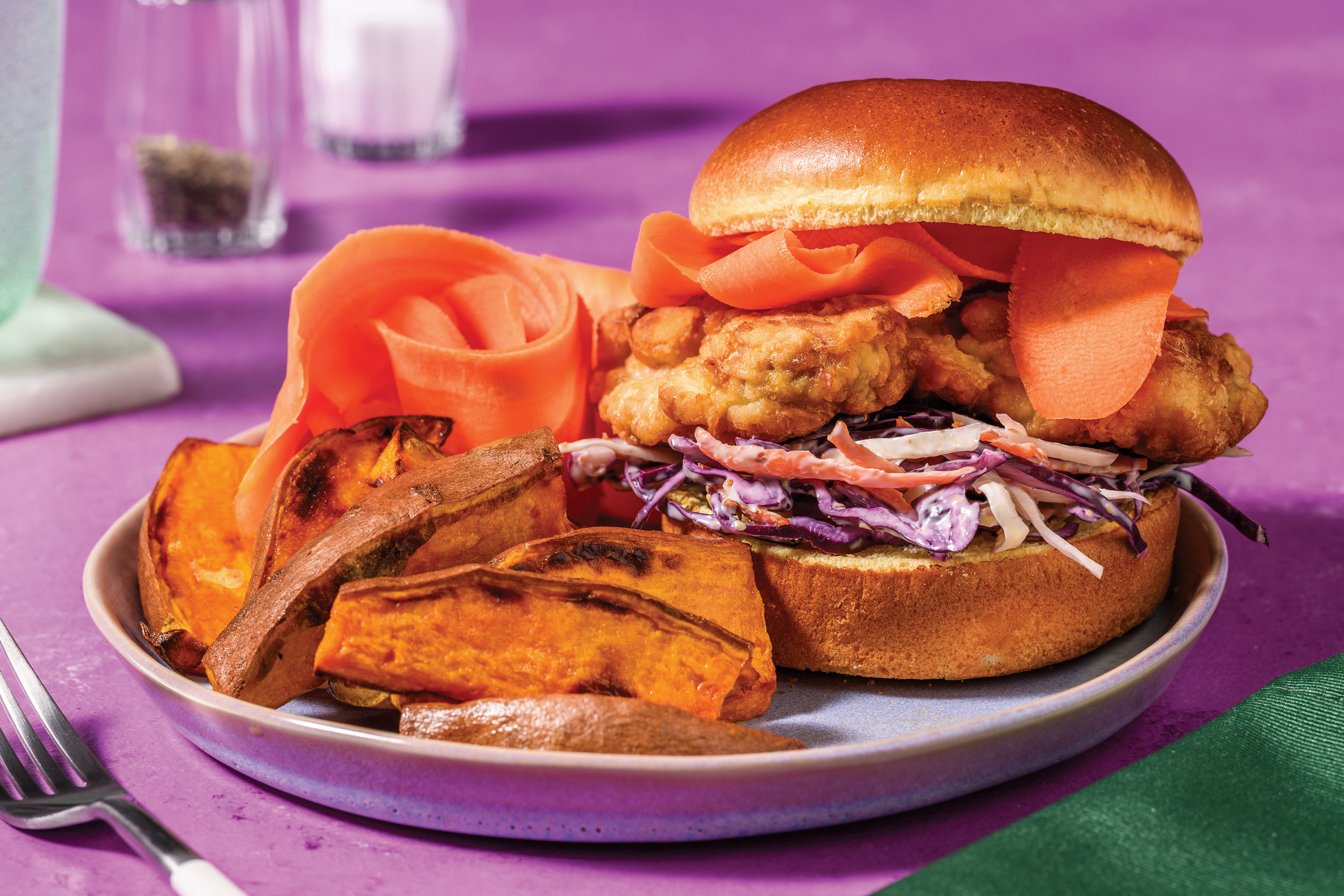 DIY Southern Fried Chicken Burger Recipe | HelloFresh