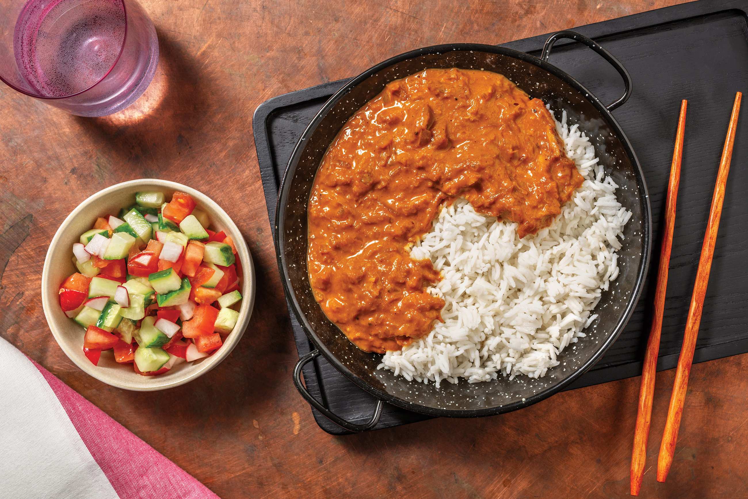 Beef Rogan Josh & Garlic Rice Recipe | HelloFresh