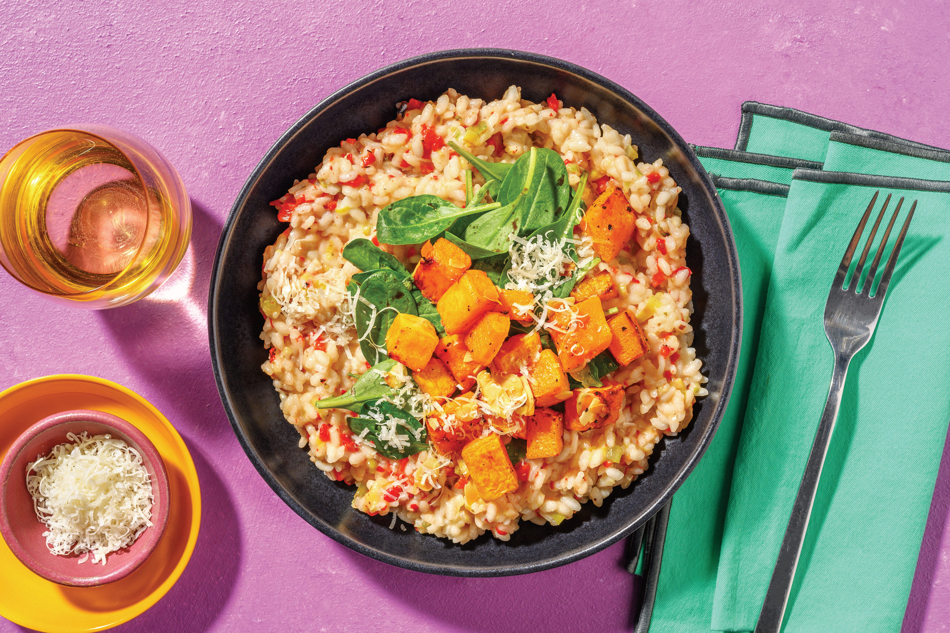 Mediterranean Pumpkin & Courgette Risotto Recipe | HelloFresh