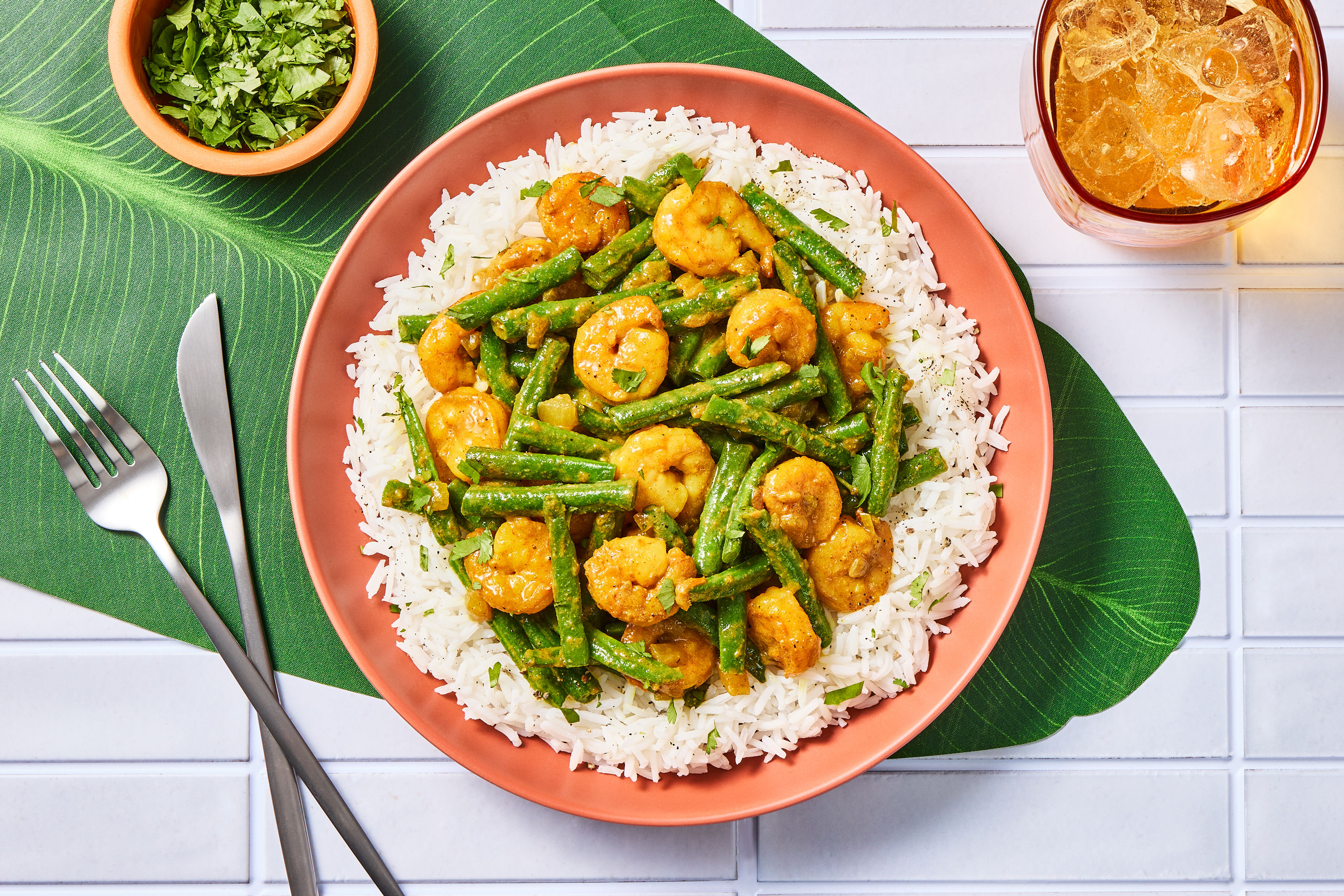 Bangladeshi-Style Shrimp & Green Beans Recipe | HelloFresh