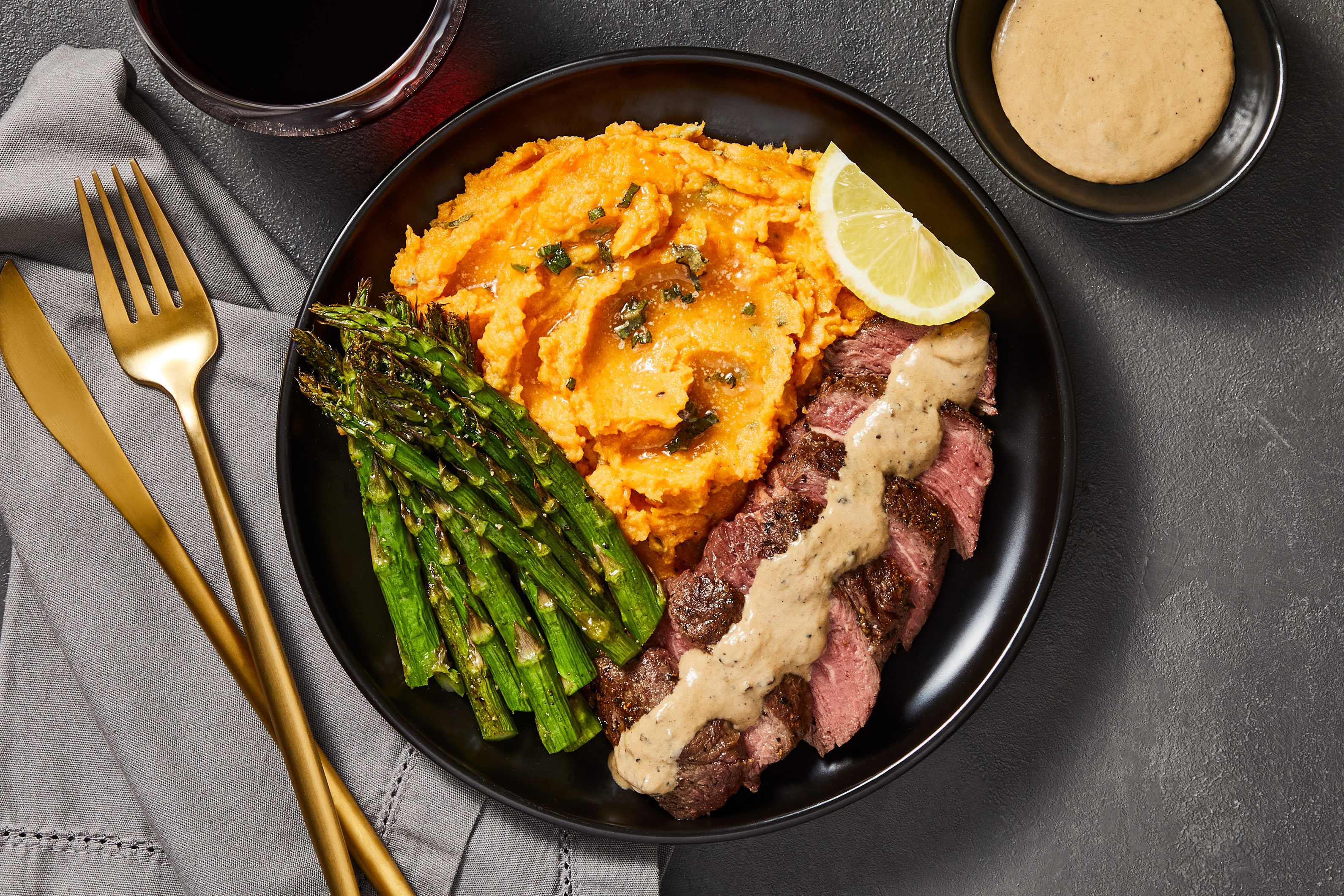 Steak with Au Poivre Sauce Recipe | HelloFresh