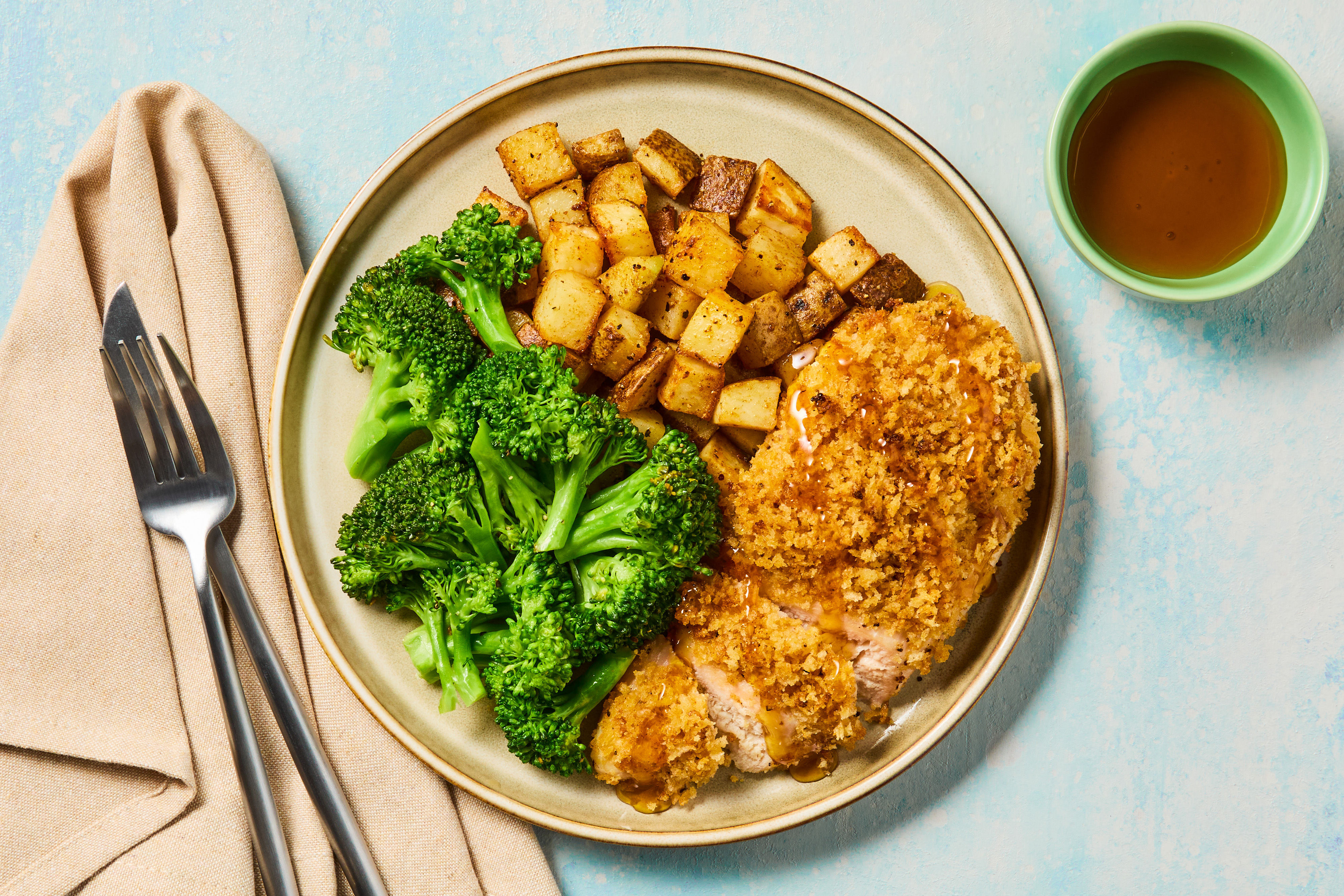 [UPGRADE CHICKEN CUTLETS TO BACON] Crispy-Topped Chicken Cutlets With ...