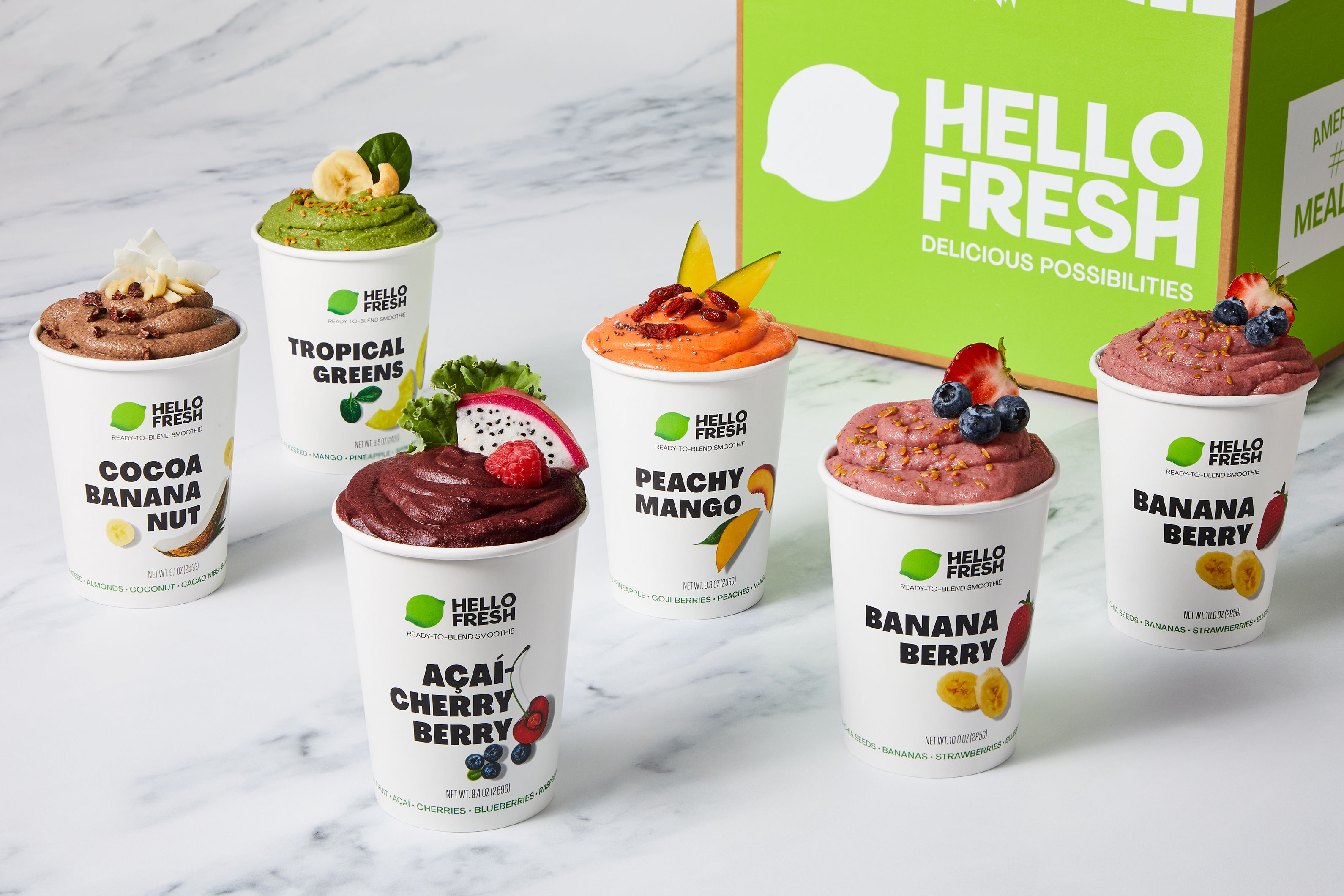 Variety Pack - Ready-to-Blend Smoothies Recipe | HelloFresh