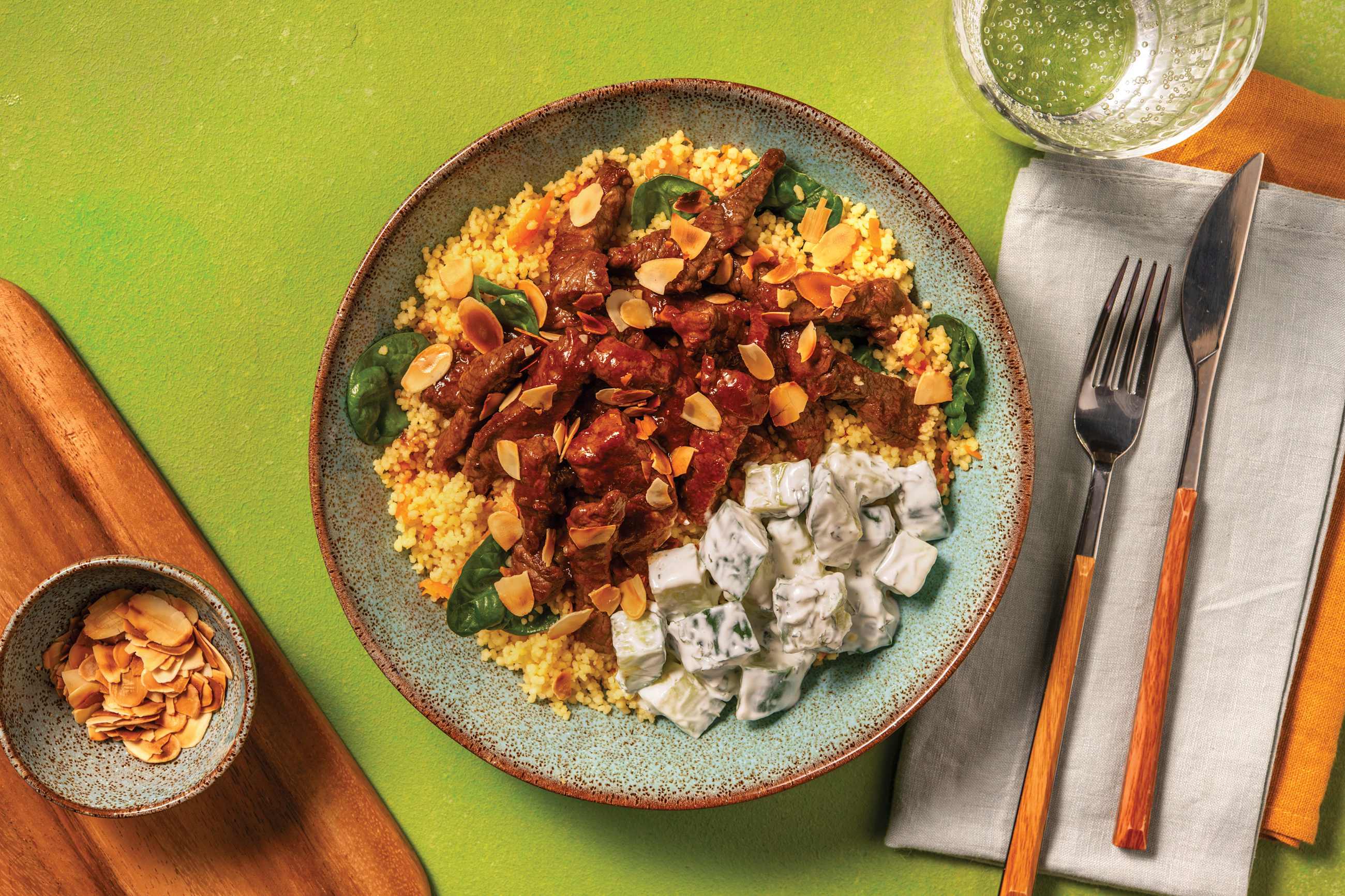 Apricot-Glazed Mumbai Beef Strips Recipe | HelloFresh