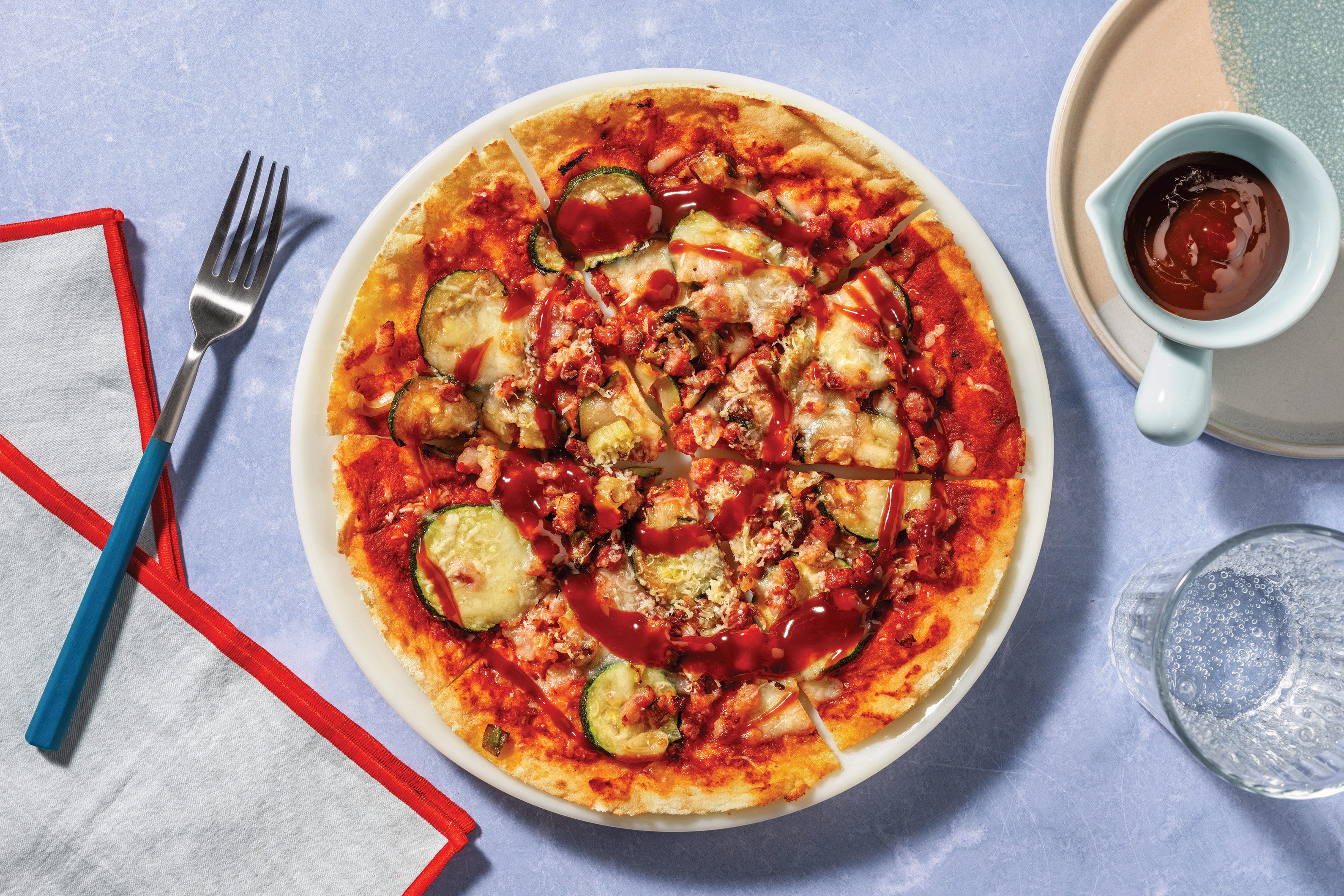 Homemade Two-Cheese Double Bacon & Leek Pizza Recipe | HelloFresh