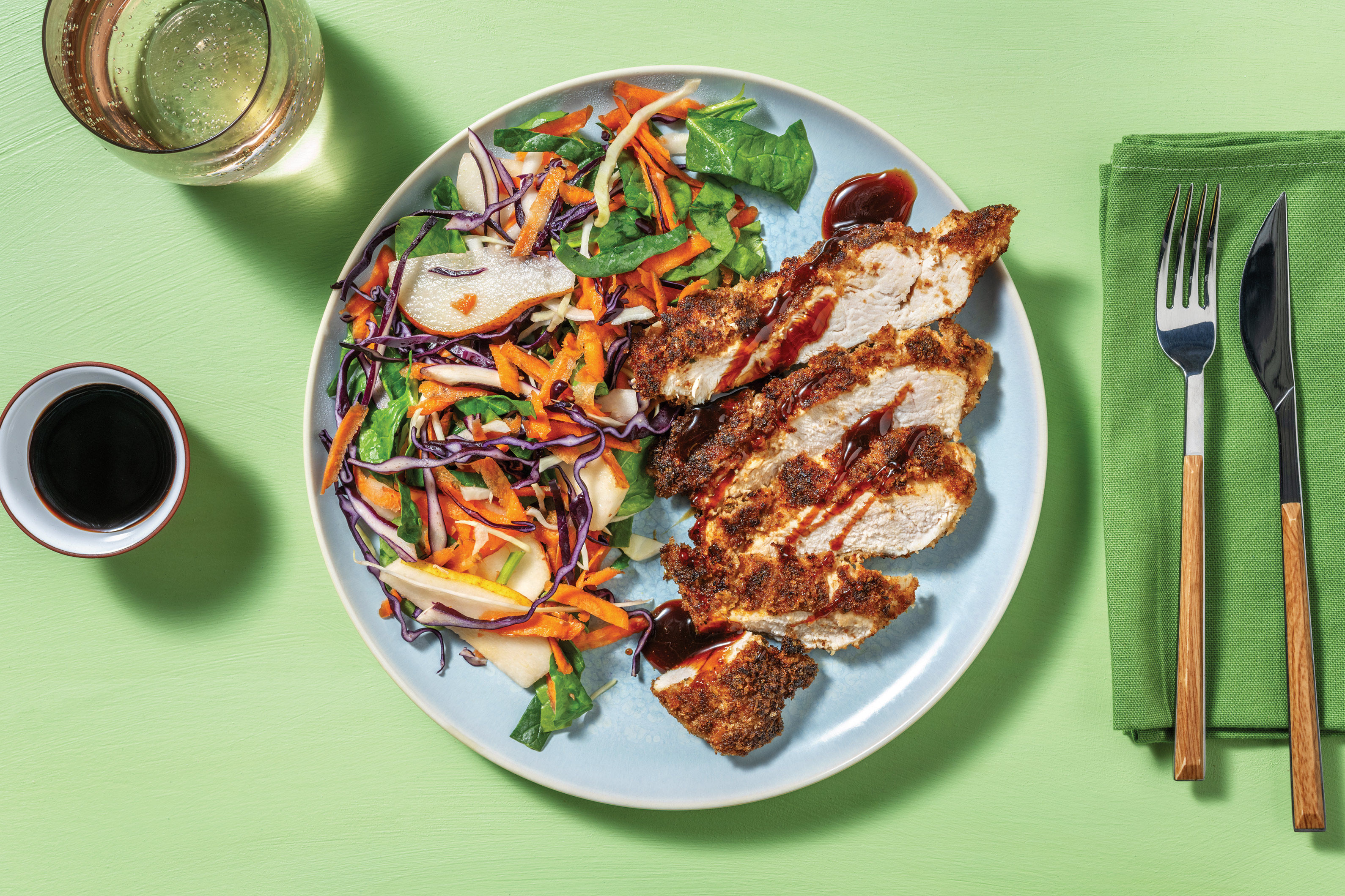 Quick Japanese-Style Cheesy Chicken Schnitzel Recipe | HelloFresh