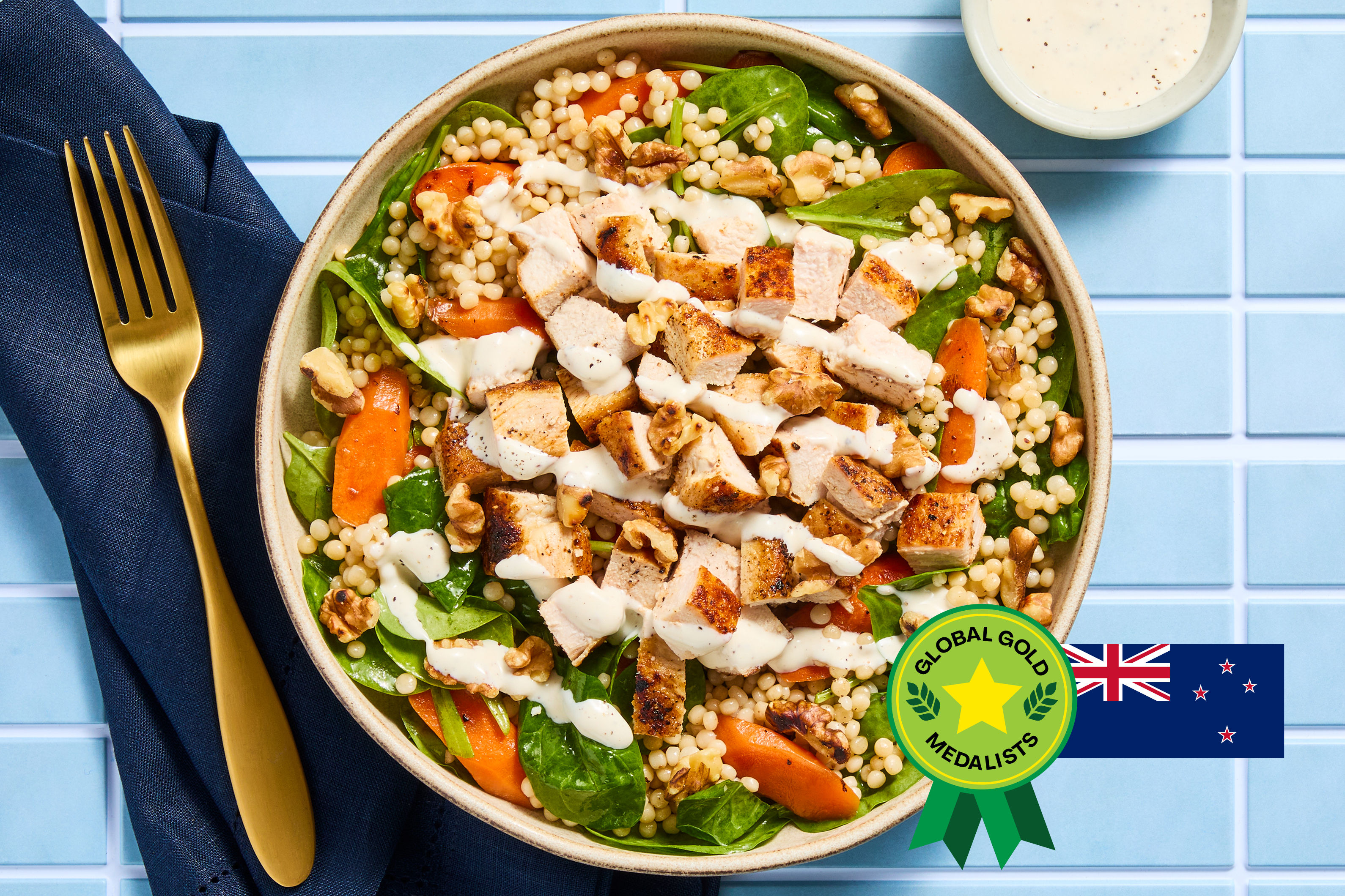 New Zealand’s Chicken & Couscous Salad Recipe | HelloFresh