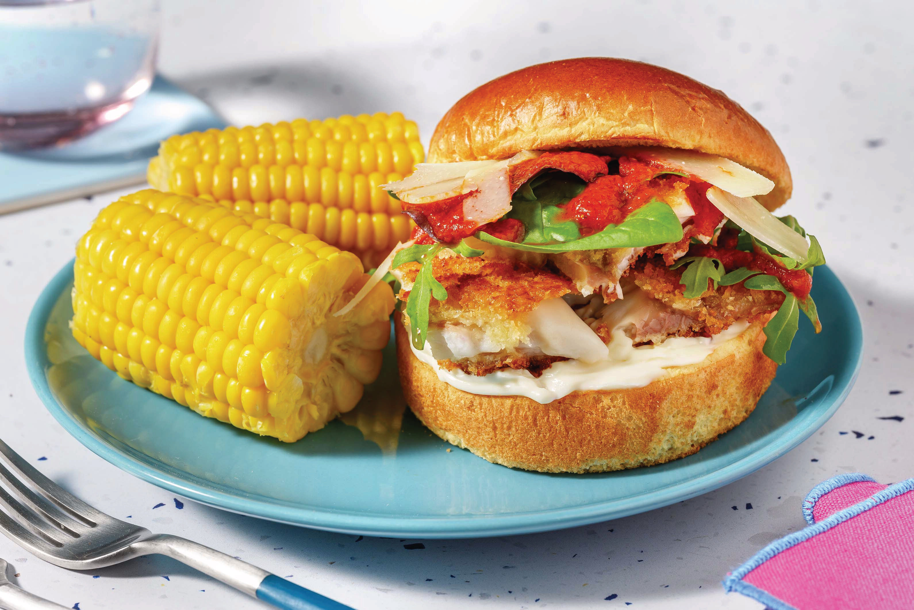 Quick Chicken & Parmesan Burger Recipe | HelloFresh