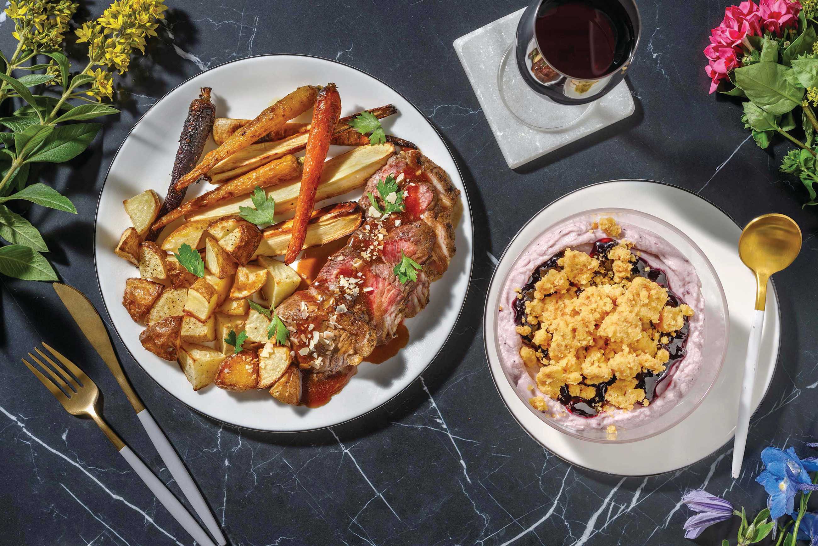 Lamb Rump & Red Wine Gravy for Dinner Recipe | HelloFresh