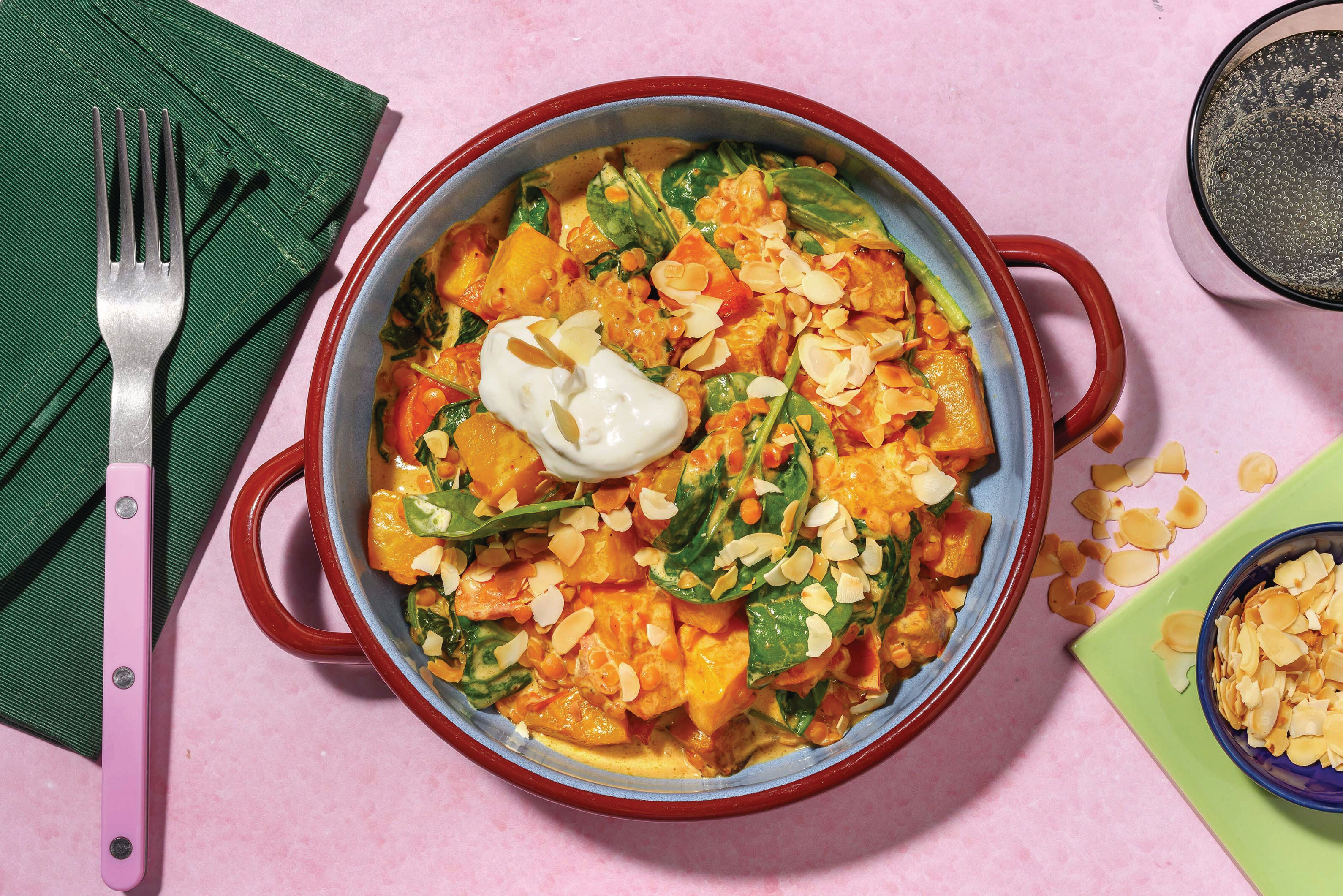 Chicken & Veggie-Loaded Lentil Curry Recipe | HelloFresh