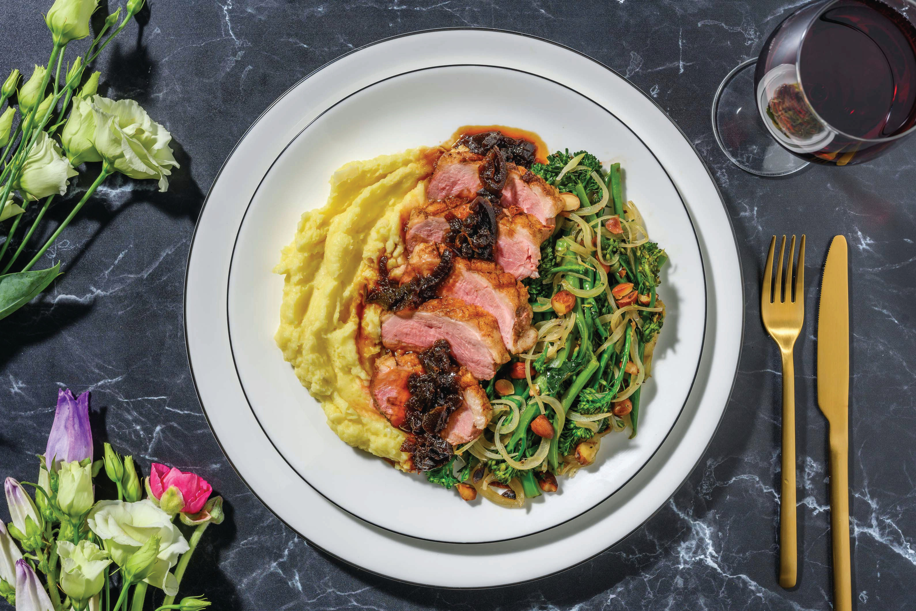 Roast Duck & Truffle-Parmesan Mash Recipe | HelloFresh