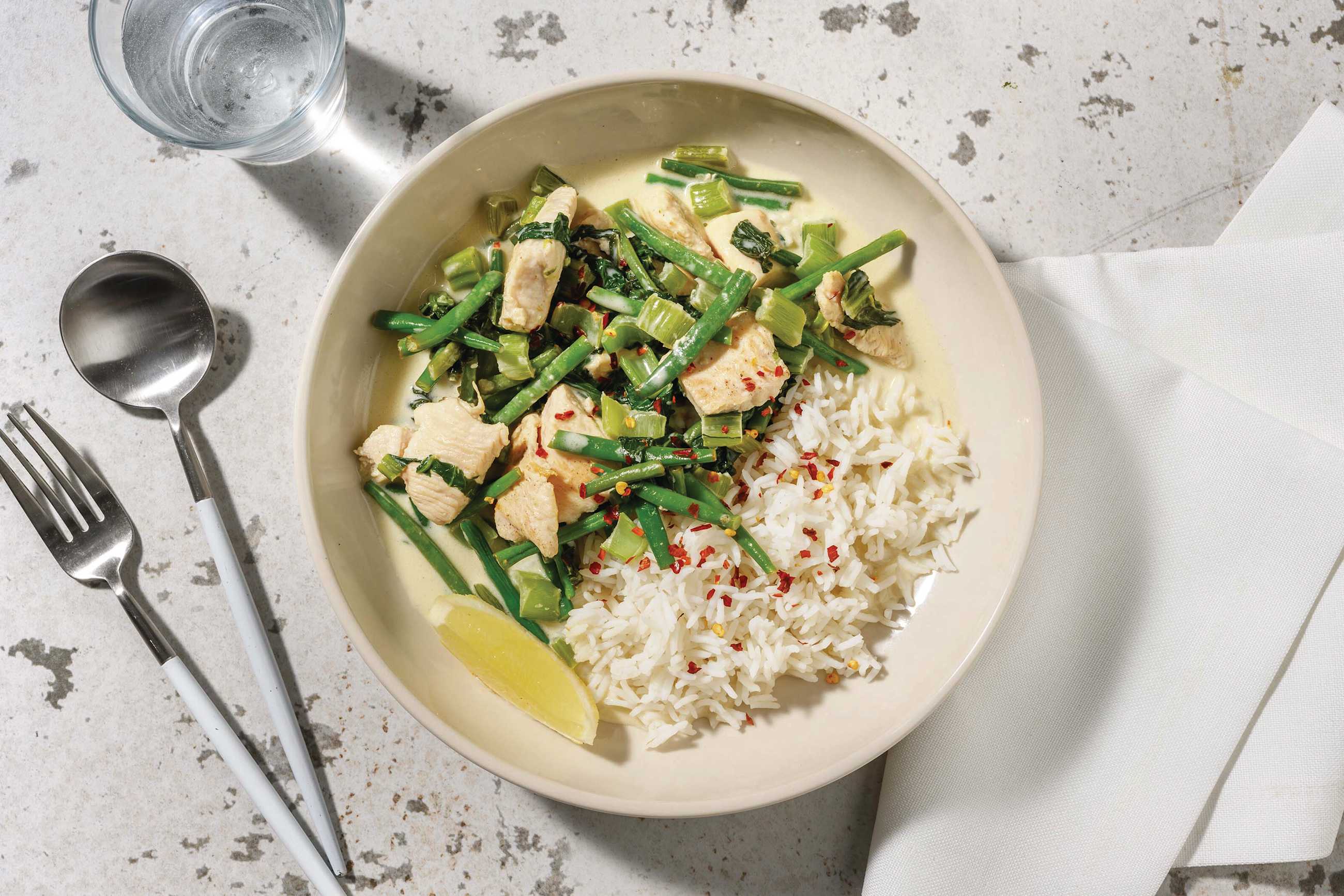 Thai-Style Tofu & Green Bean Curry Recipe | HelloFresh