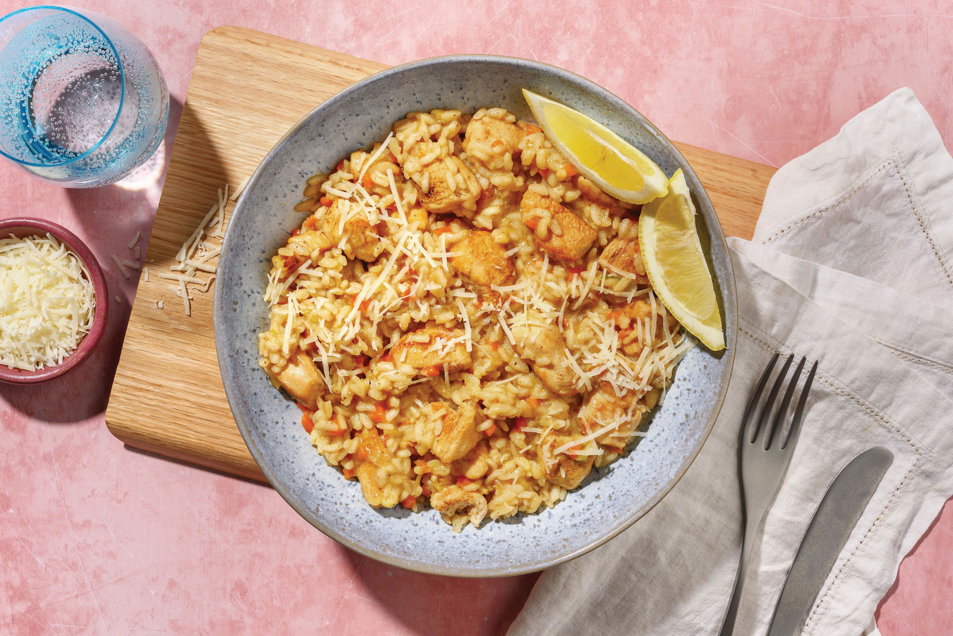 Extra Cheesy Mustard Chicken Risotto Recipe | HelloFresh